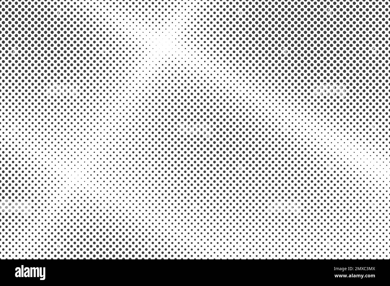 Halftone dotted background. Retro mirror texture. Monochrome gradation ...