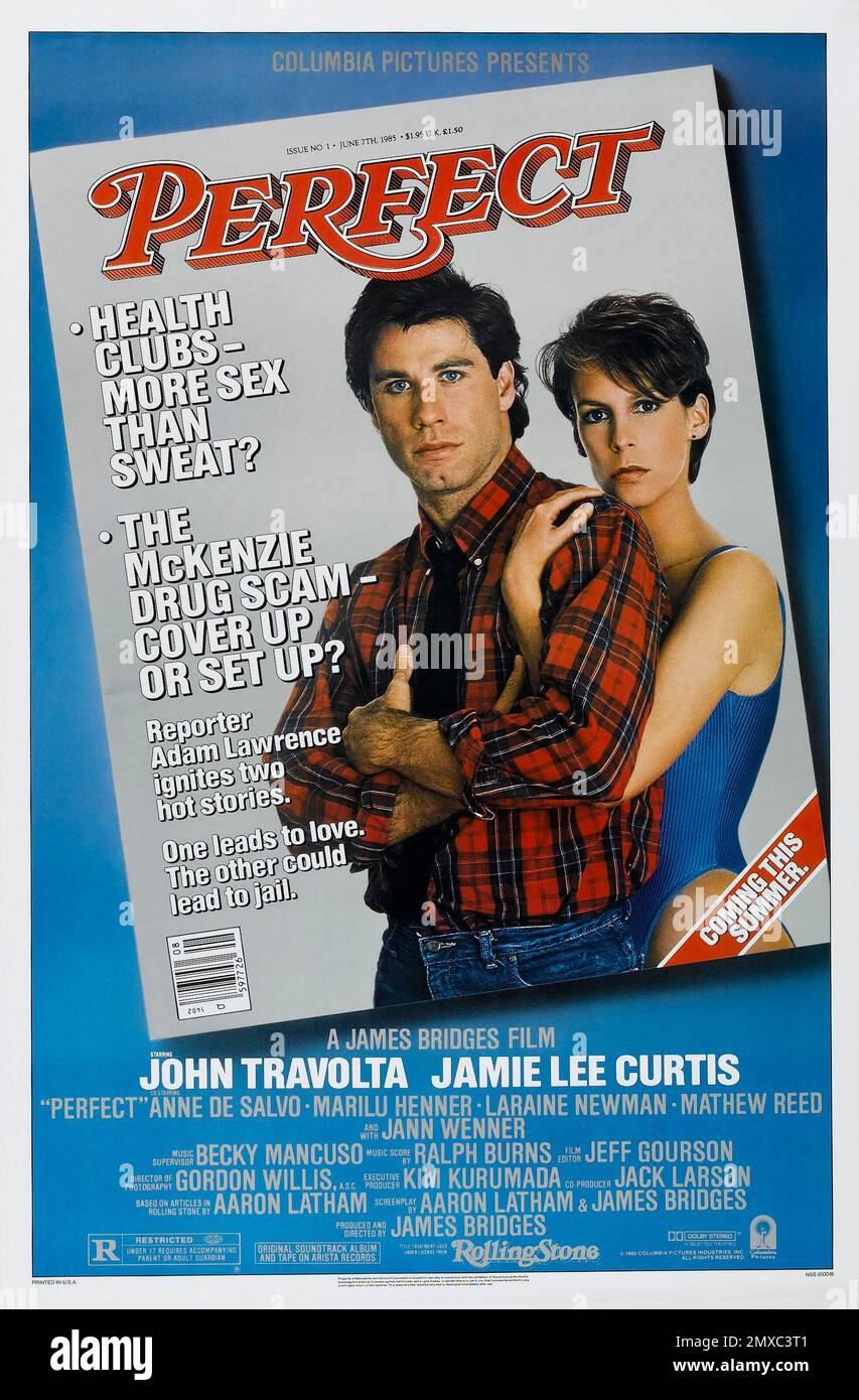 PERFECT (1985), directed by JAMES BRIDGES. Credit: COLUMBIA PICTURES / Album Stock Photo - Alamy
