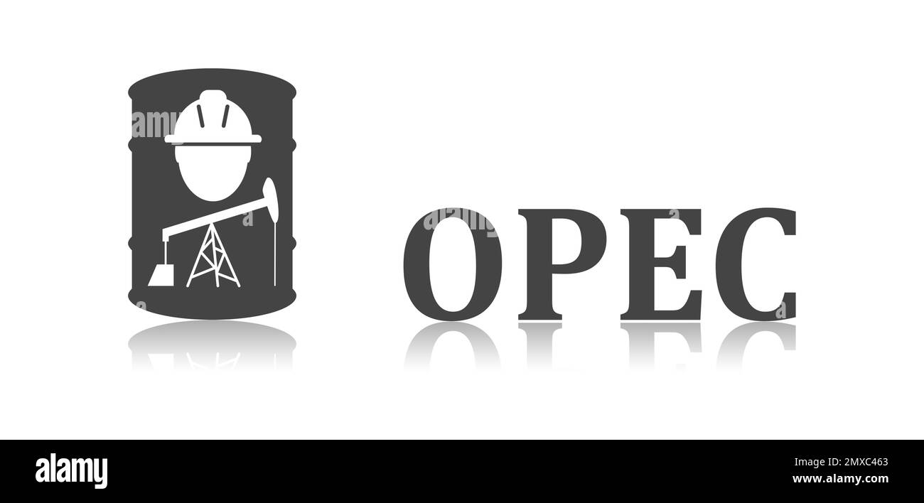 Illustration of an opec concept Stock Photo - Alamy