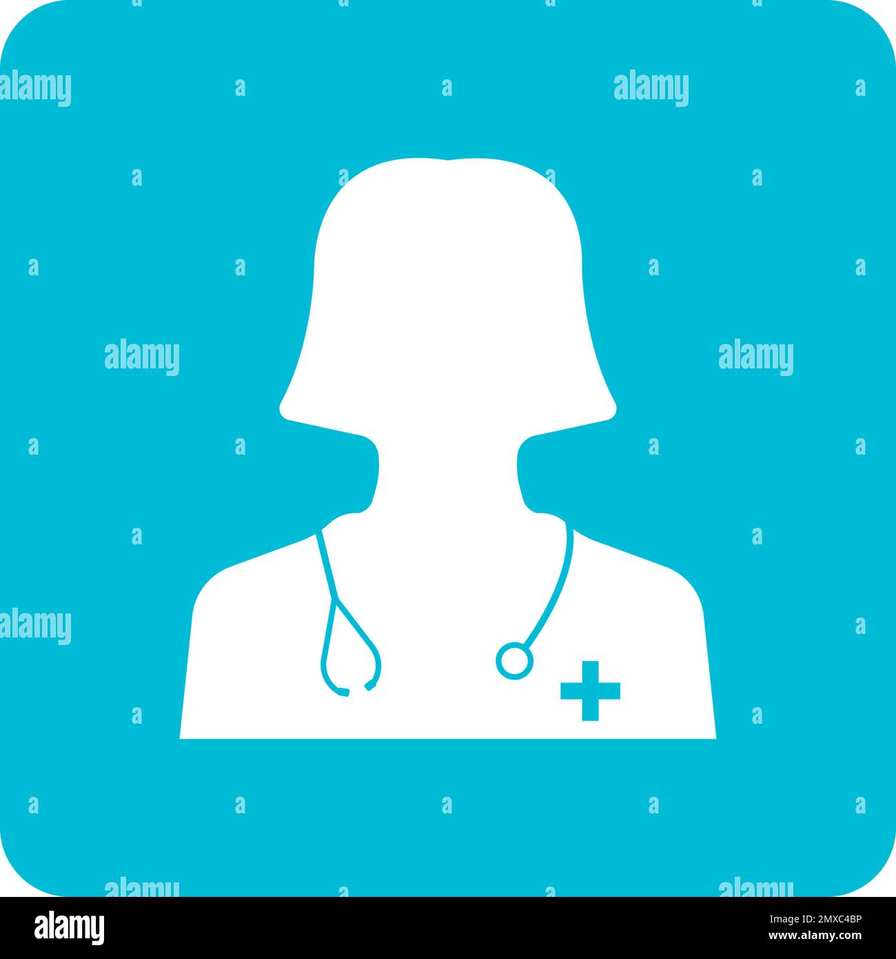 Medical doctor profile icon male Stock Vector Images - Alamy