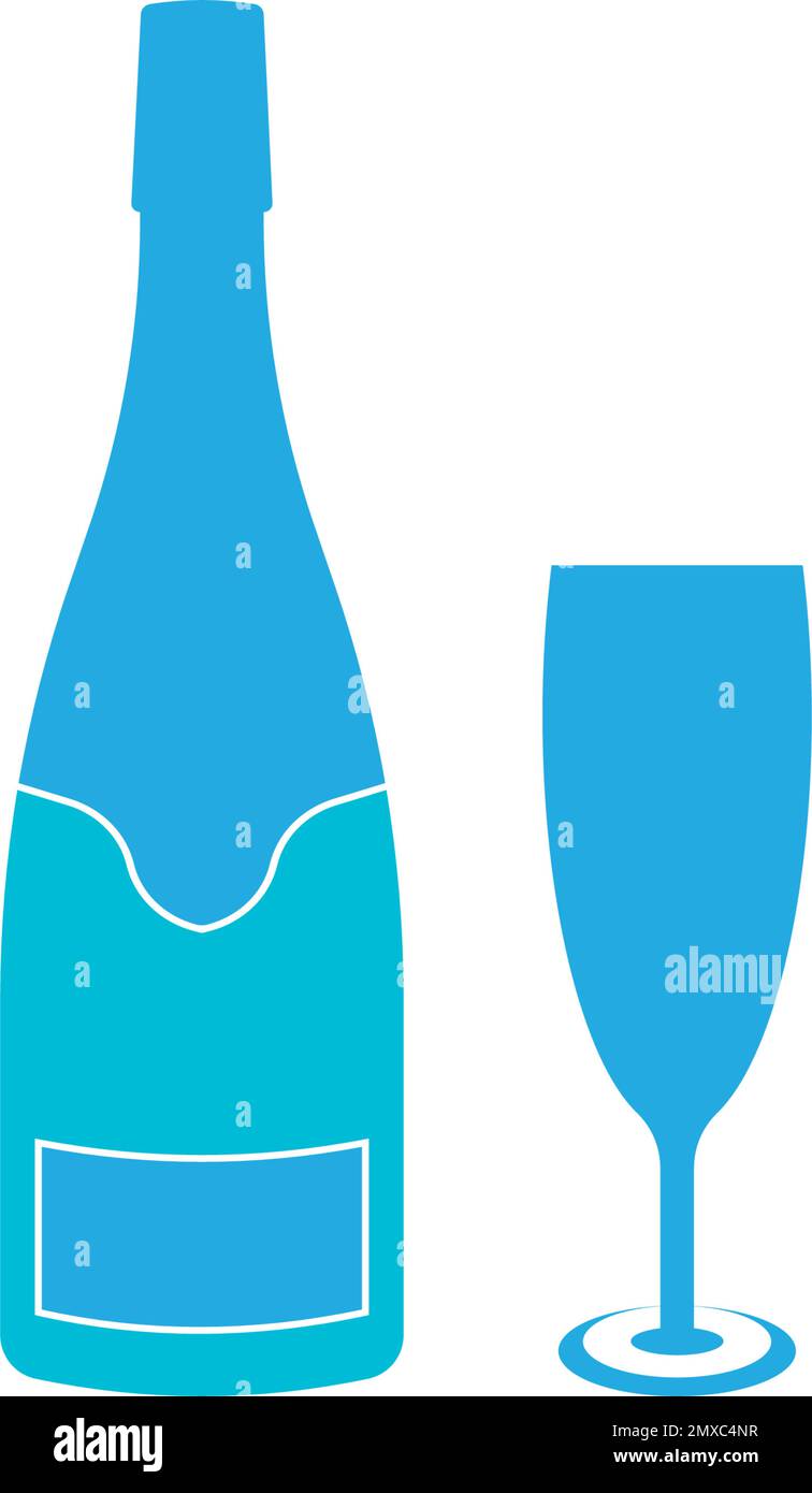 Champagne logo Stock Vector Images - Alamy