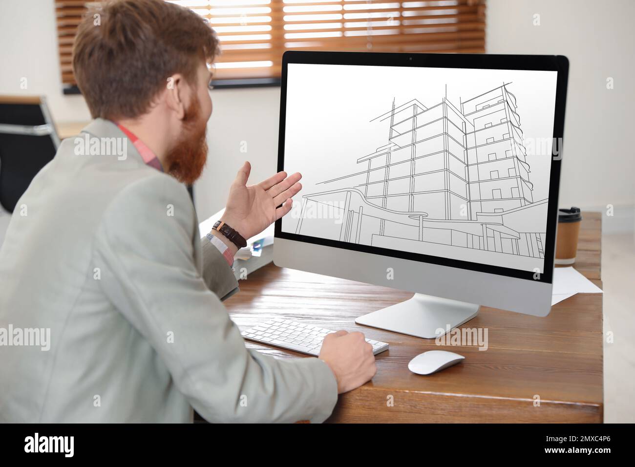 Architect making online video call hi-res stock photography and images ...
