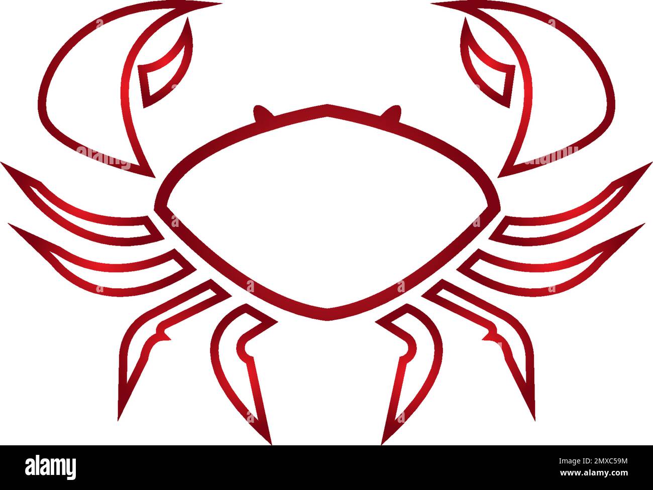 Crab icon vector illustration sign,logo design Stock Vector Image & Art ...