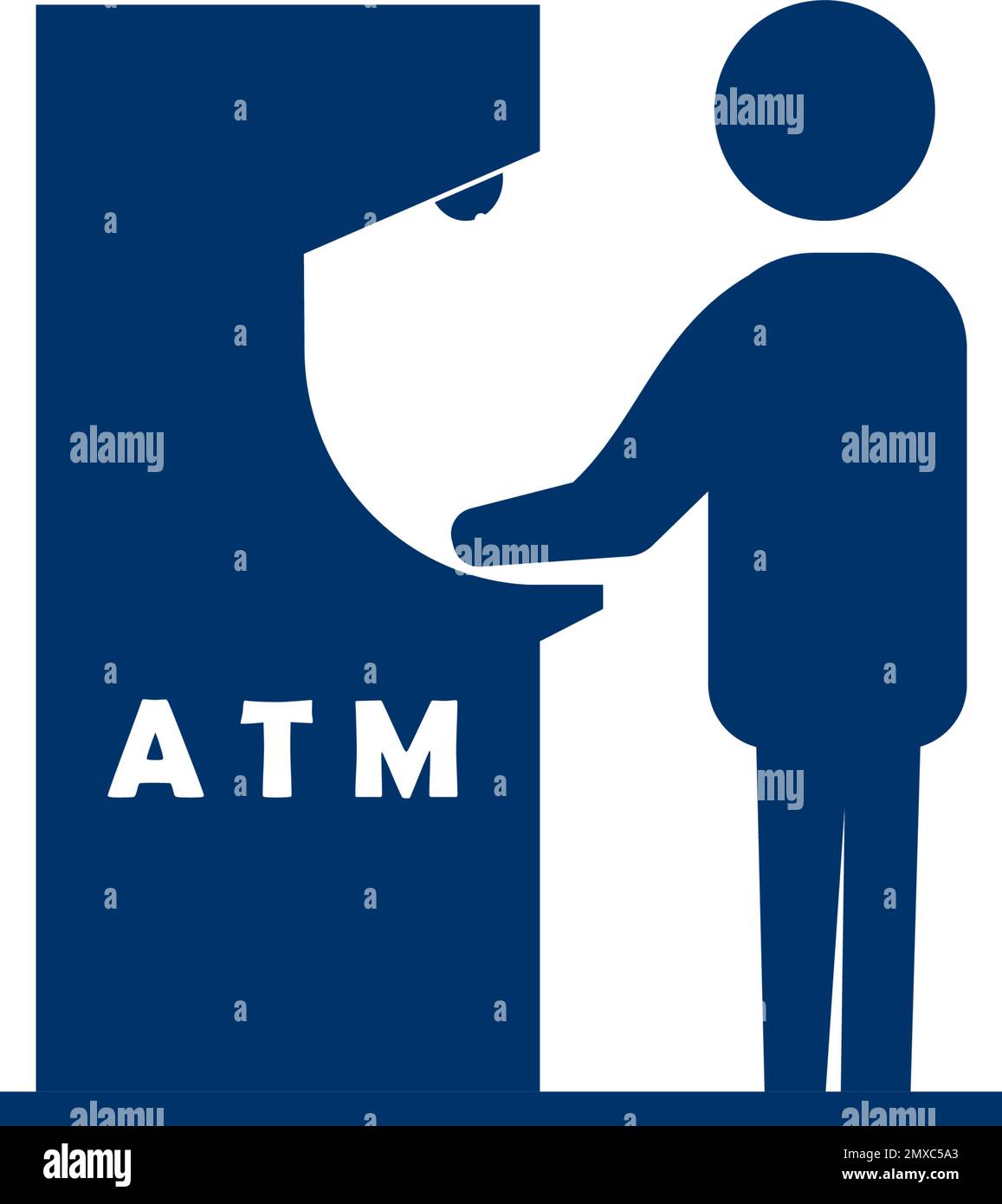 ATM icon vector logo design illustraton background Stock Vector Image & Art - Alamy