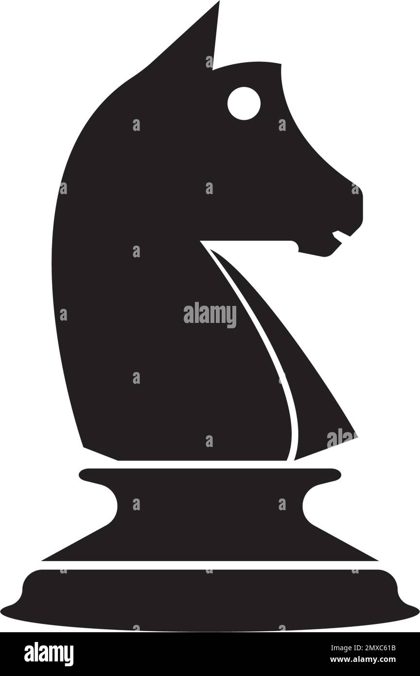 Chess icon Vector Illustration on the white background Stock Vector ...