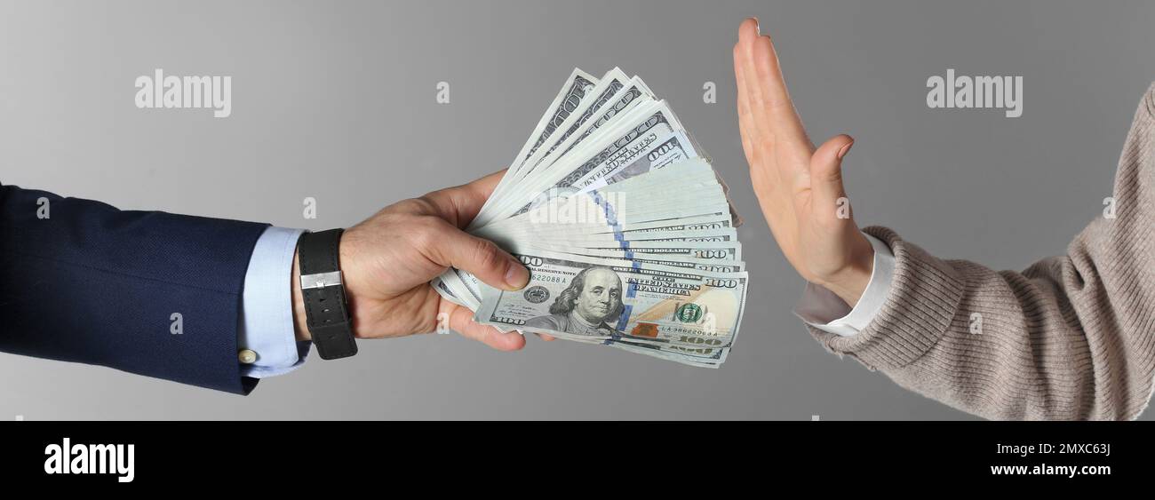 Closeup woman rejecting refusing hi-res stock photography and images ...