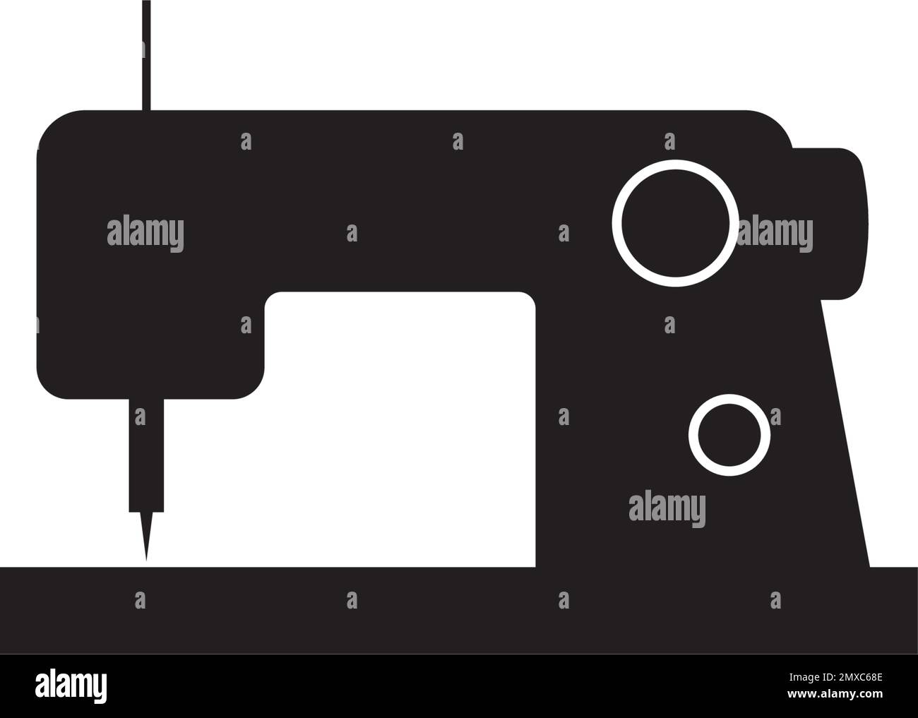 Sewing machine icon vector illustration design logo Stock Vector Image ...