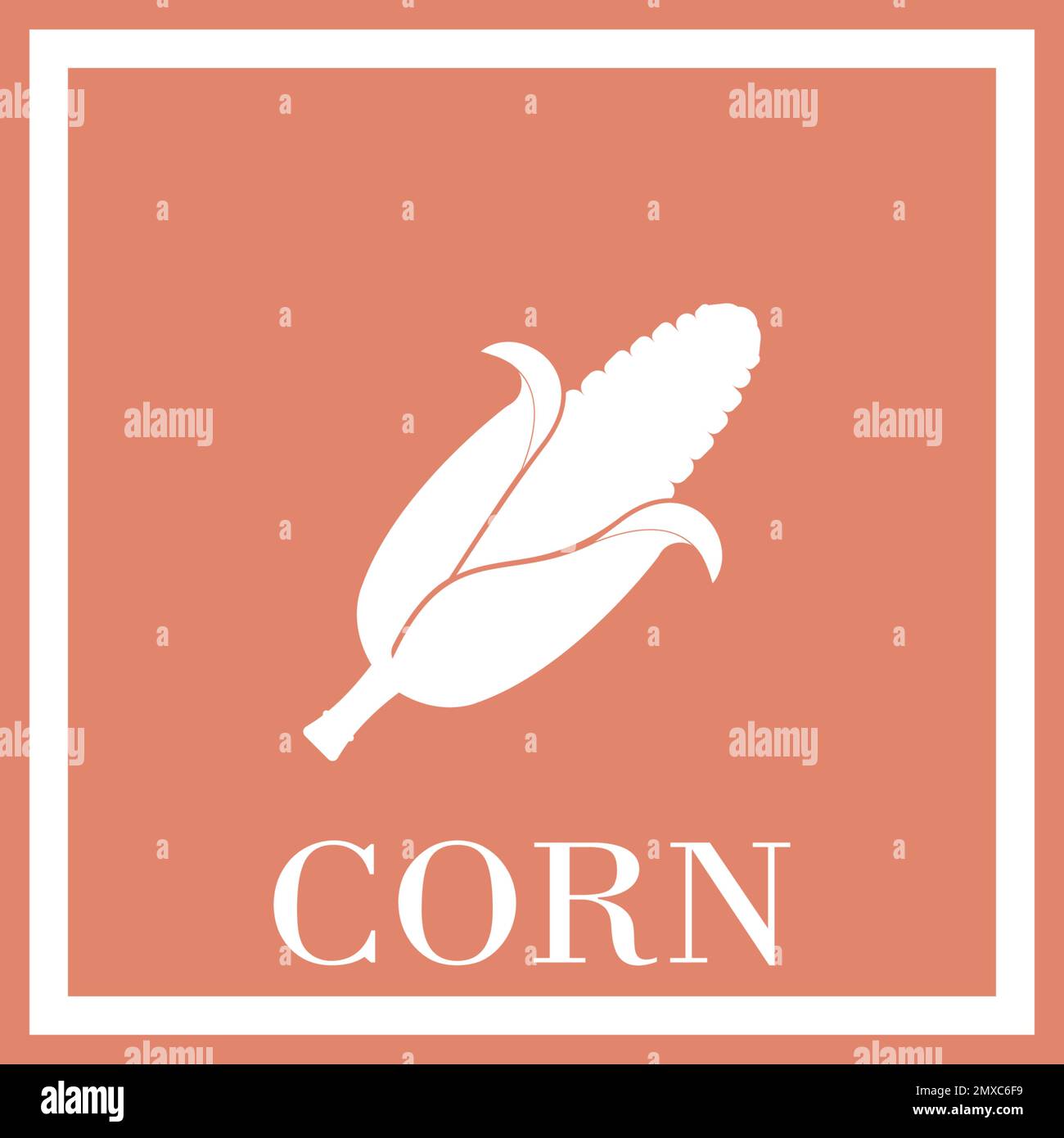 Corn icon, vector design element,illustration template Stock Vector ...