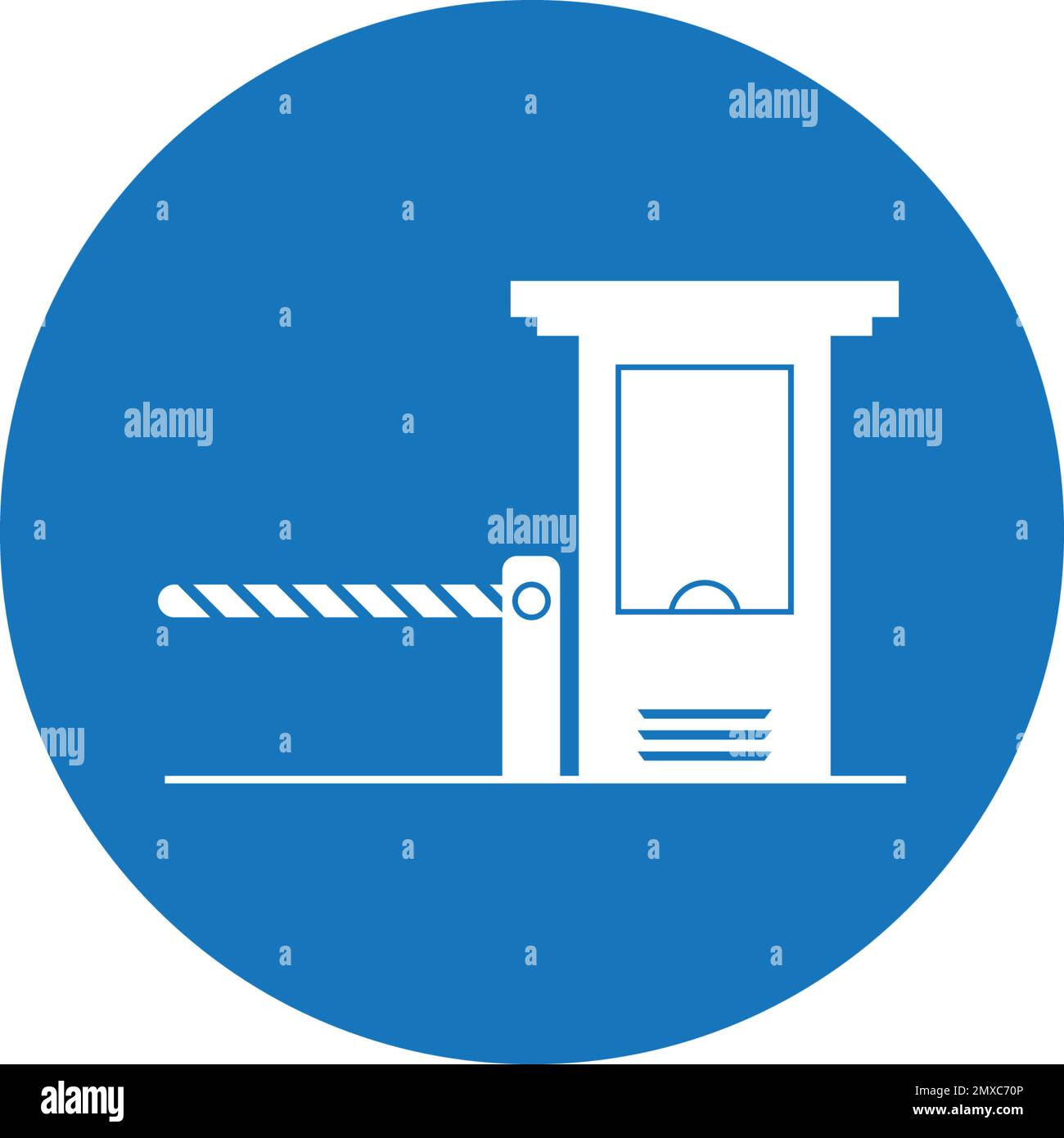 Toll Gate Icon. Access Point Symbol - Vector Stock Vector Image & Art ...