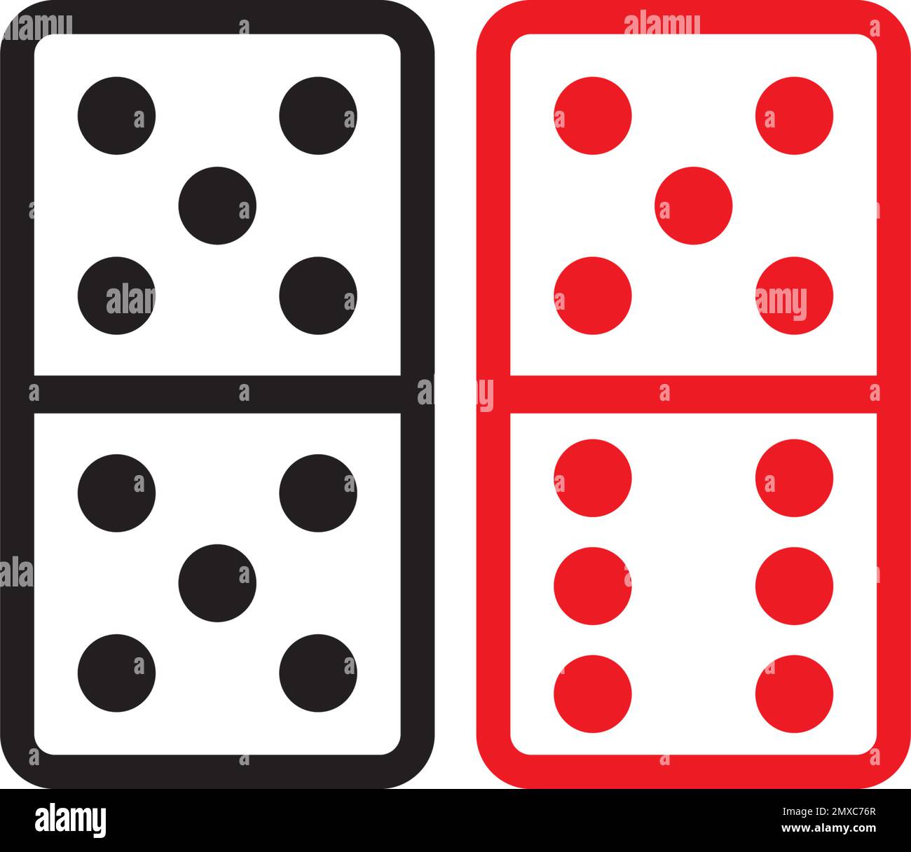 Dominoes logo vector design illustration background template . eps10 ...