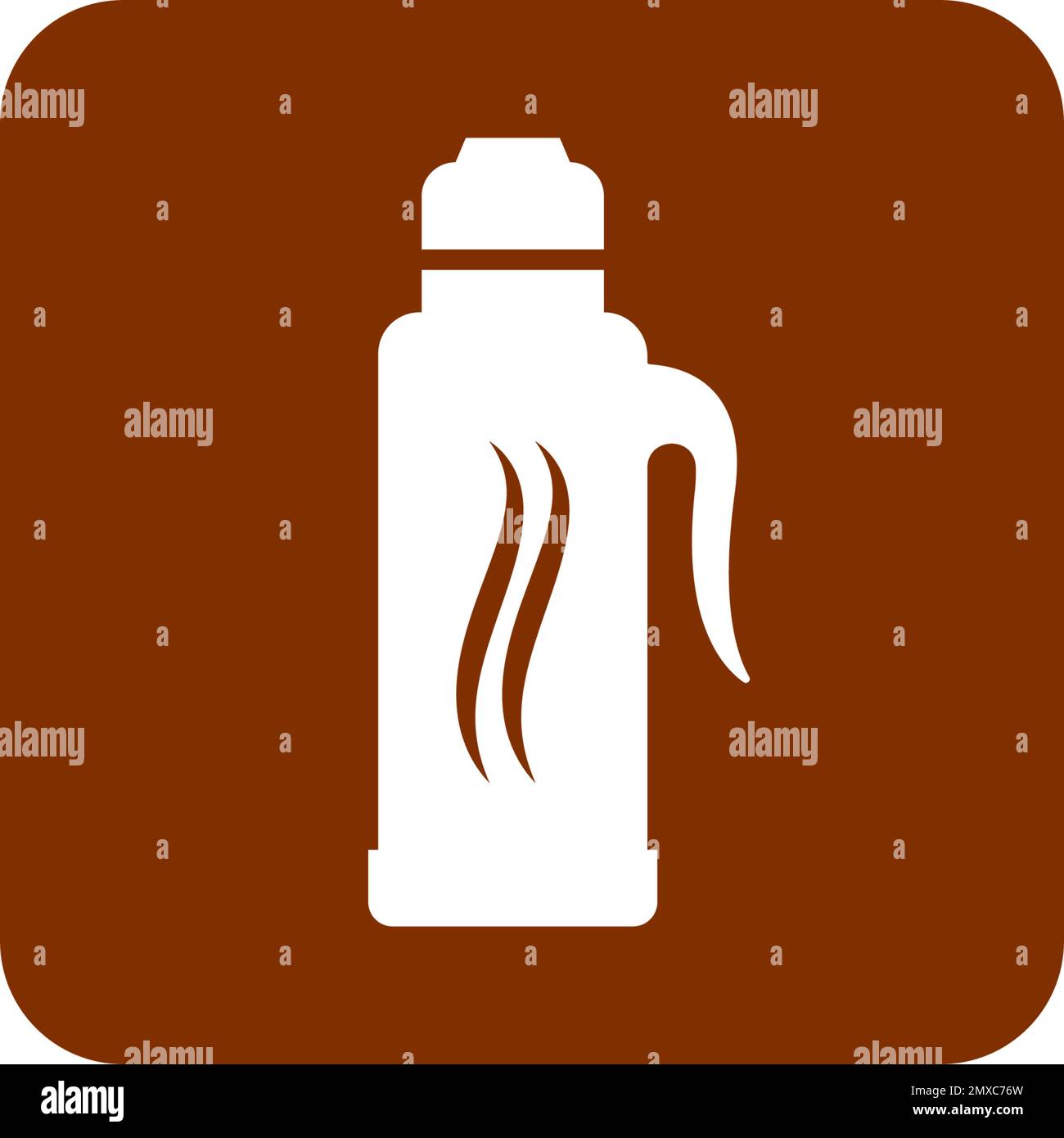 Thermos vector icon illustration design template Stock Vector Image ...