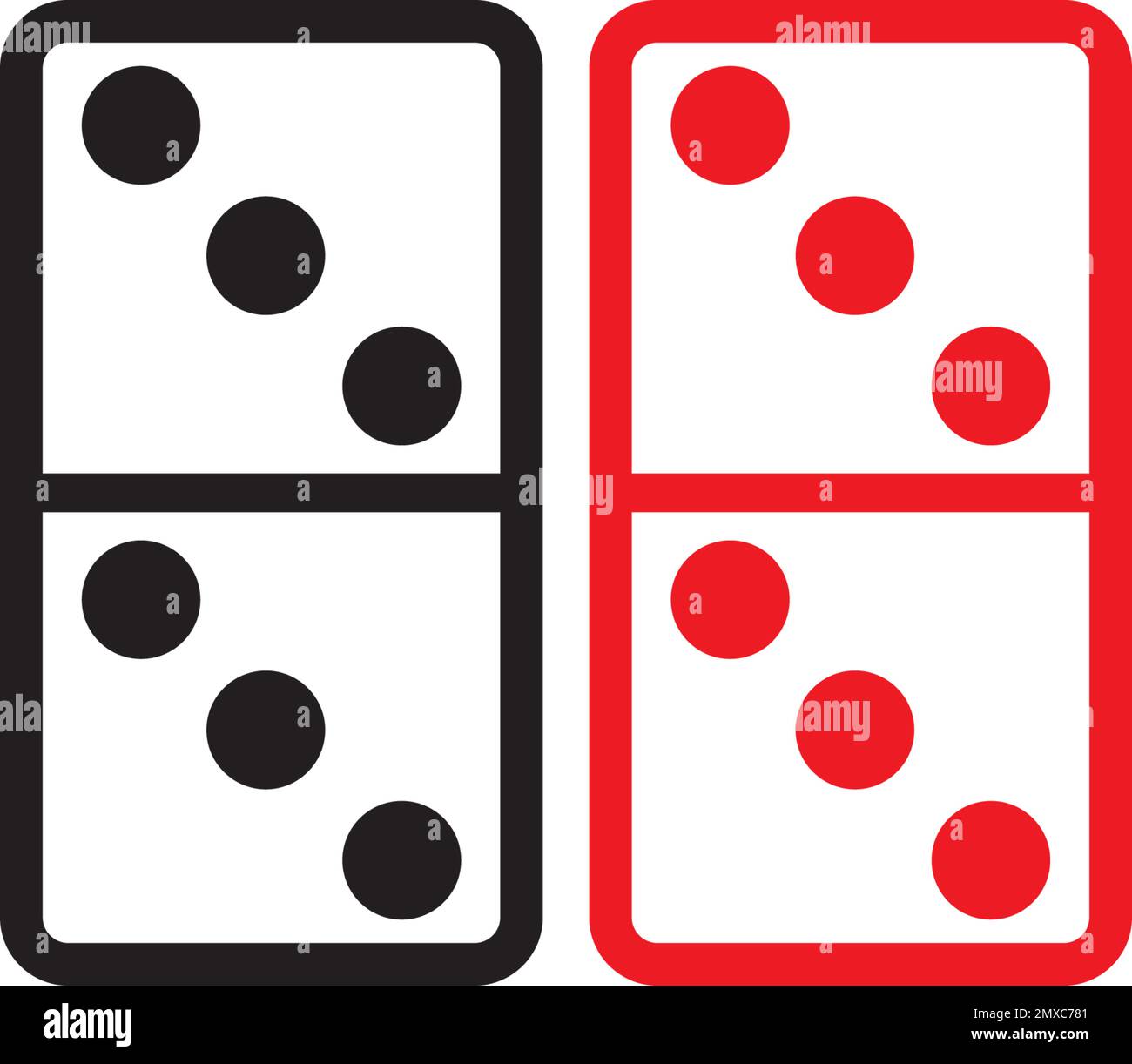 Dominoes logo vector design illustration background template . eps10 ...