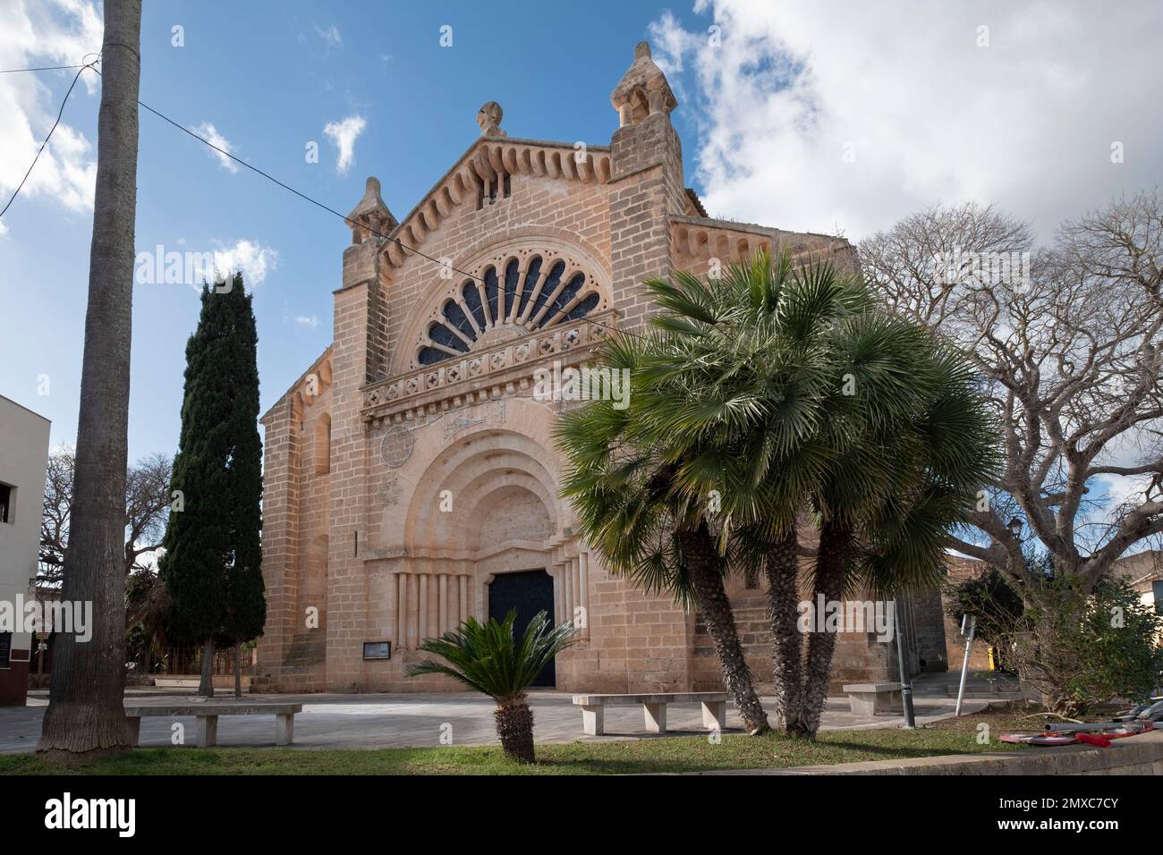 Son Carrio church, location of the battle of mallorca, Son Servera ...