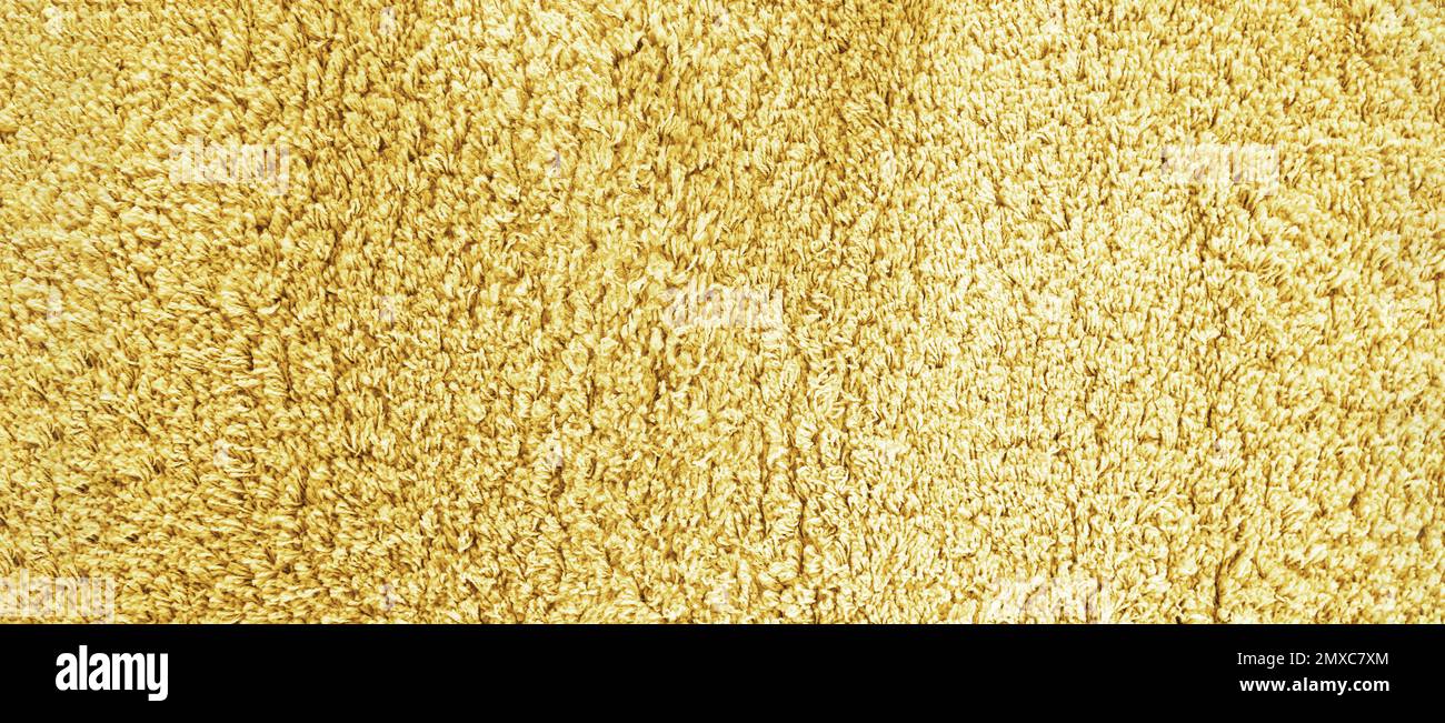 Soft golden carpet as background, top view. Banner design Stock Photo ...