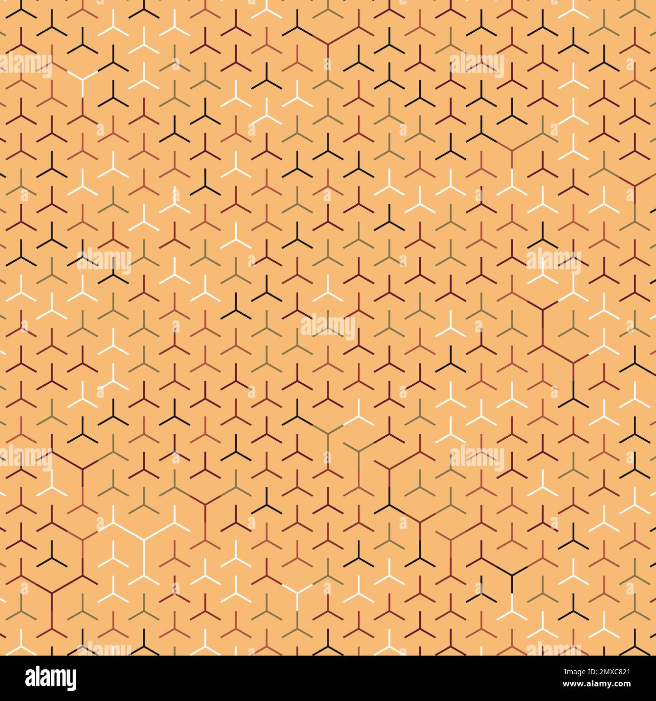 Hexagonal Maze generative pattern illustration Stock Vector Image & Art ...