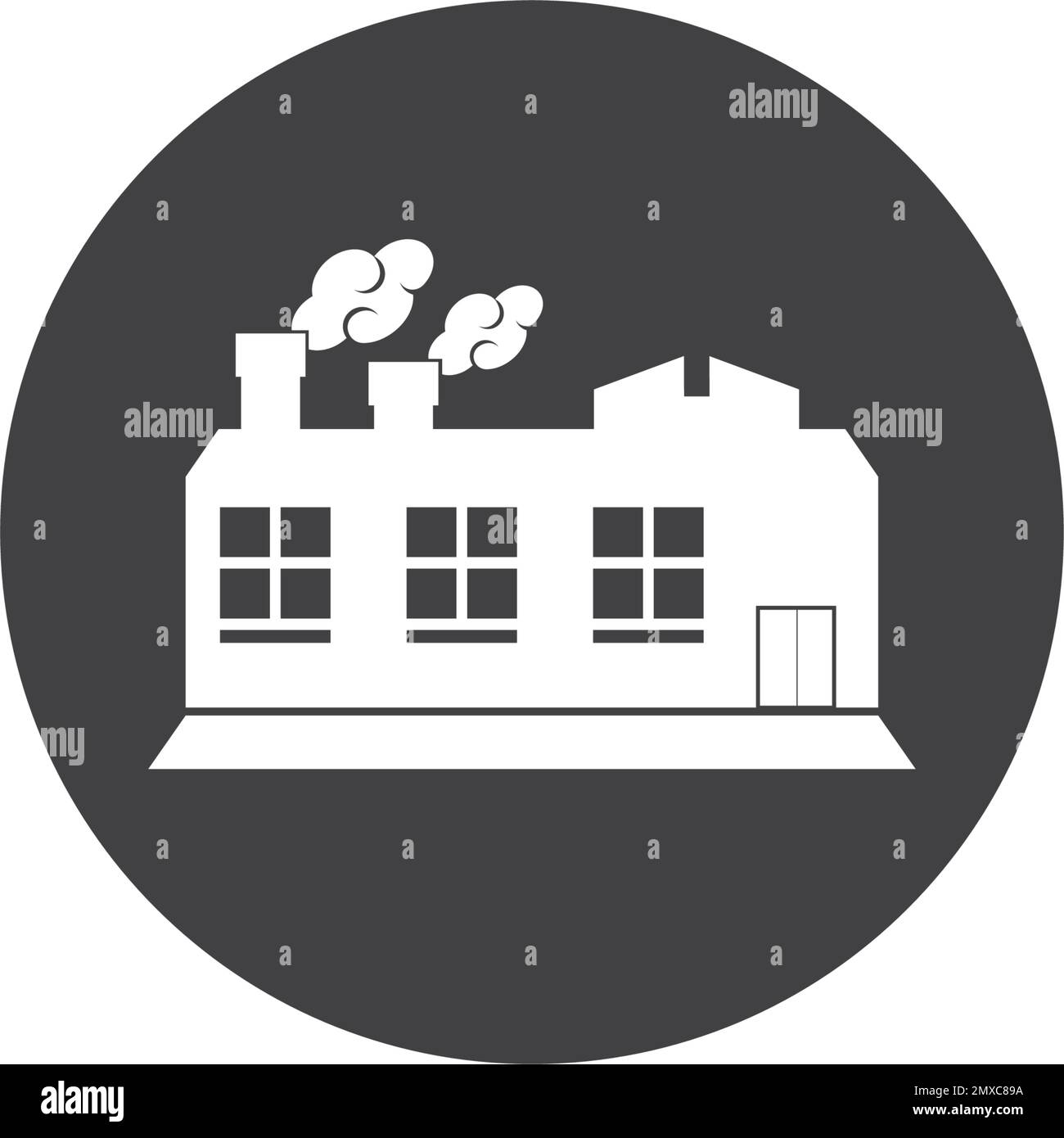 Factory logo vector design illustration template Stock Vector Image ...