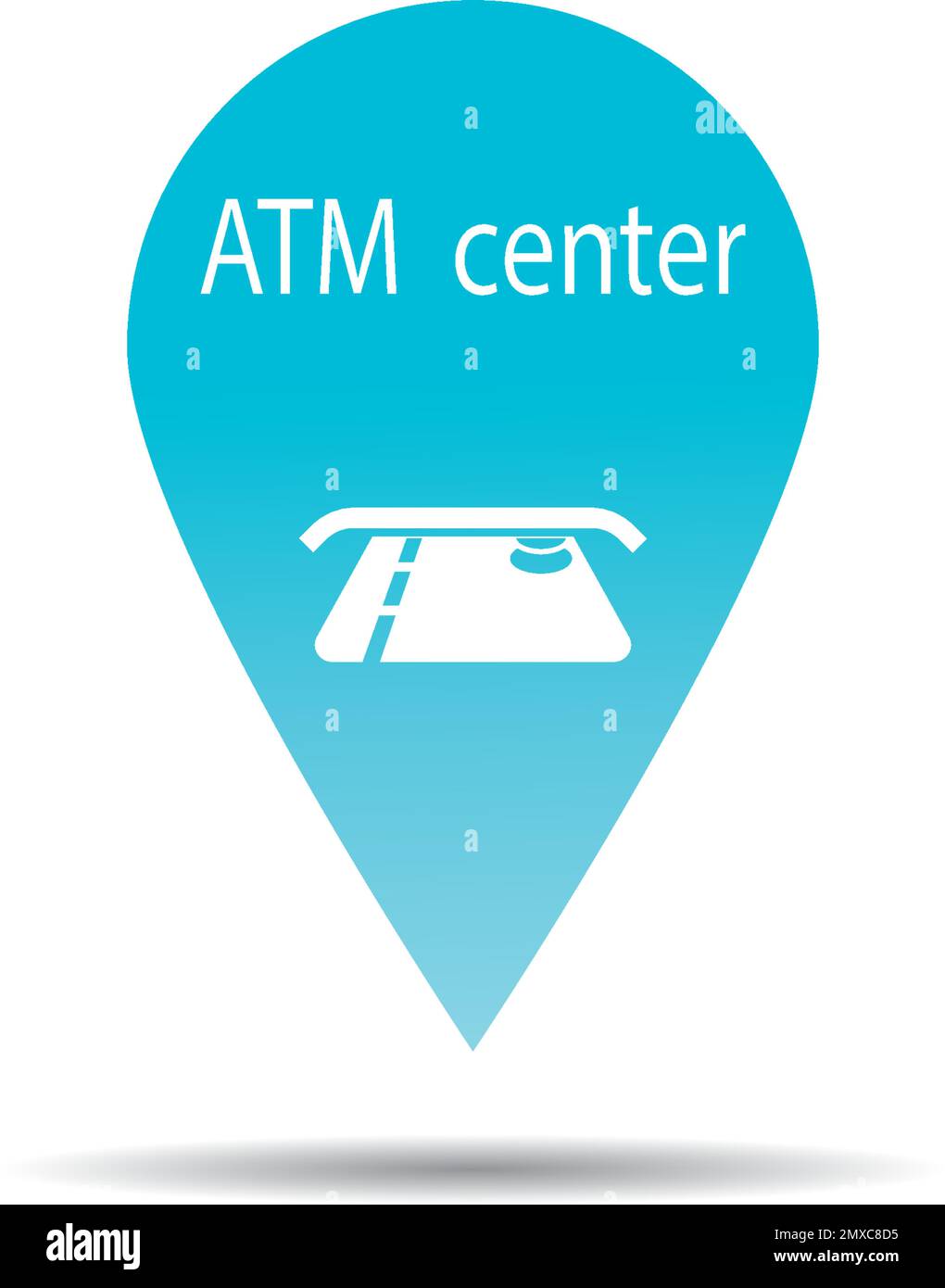ATM icon vector logo design illustraton background Stock Vector Image & Art - Alamy