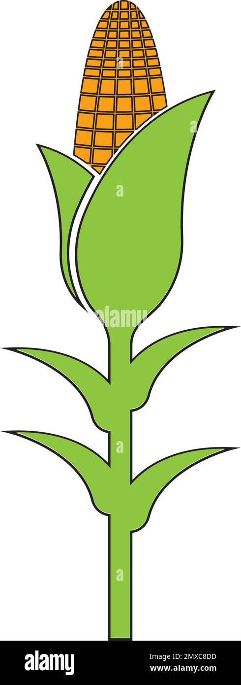 Corn icon, vector design element,illustration template Stock Vector ...
