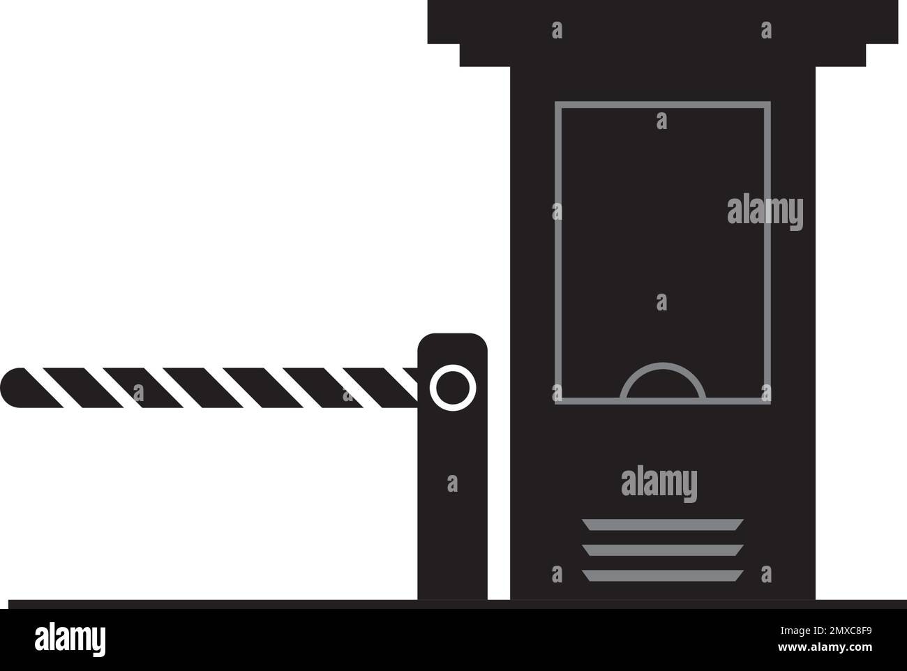 Toll Gate Icon. Access Point Symbol - Vector Stock Vector Image & Art ...