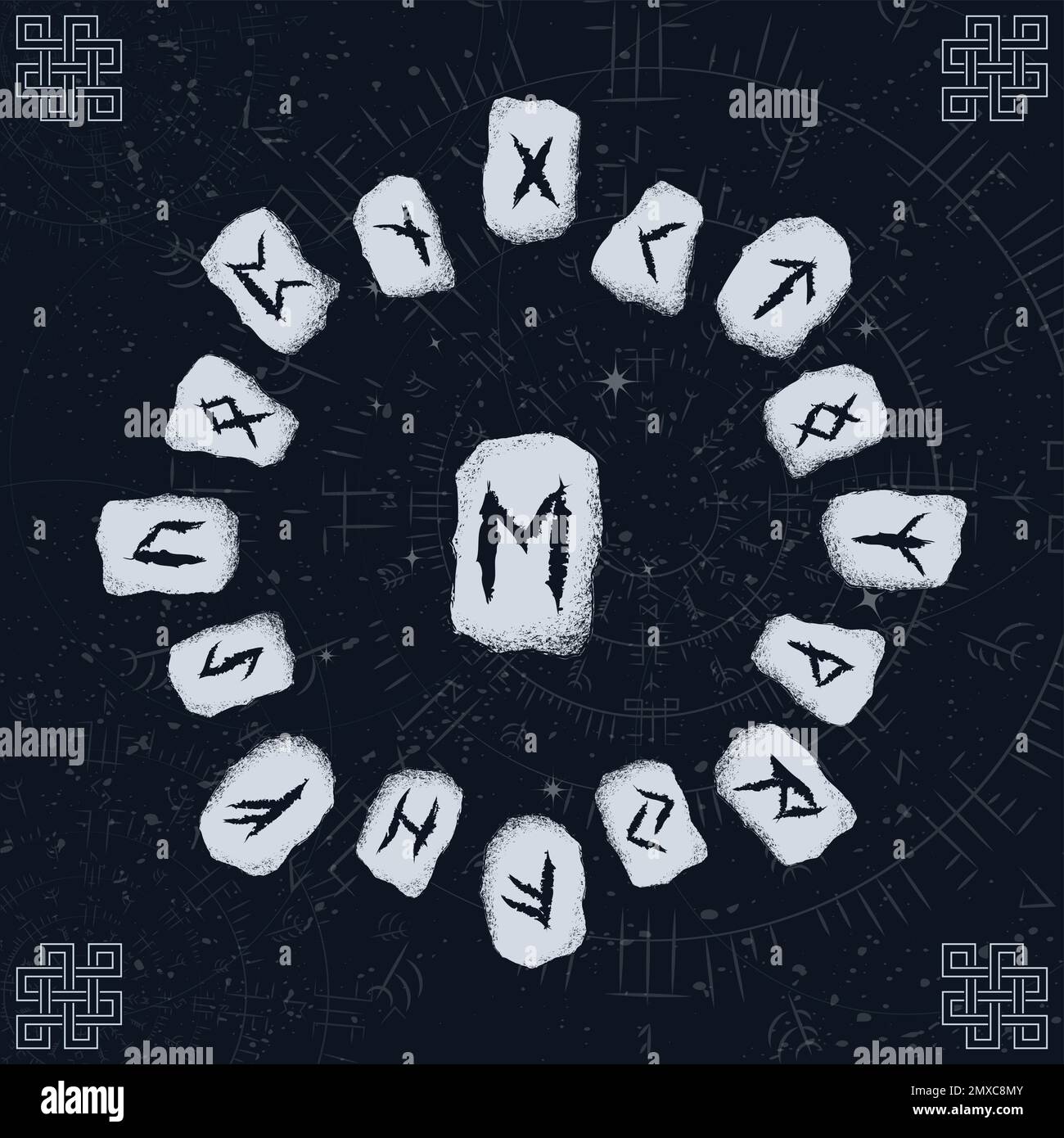 Viking rock rune Stock Vector Images - Alamy