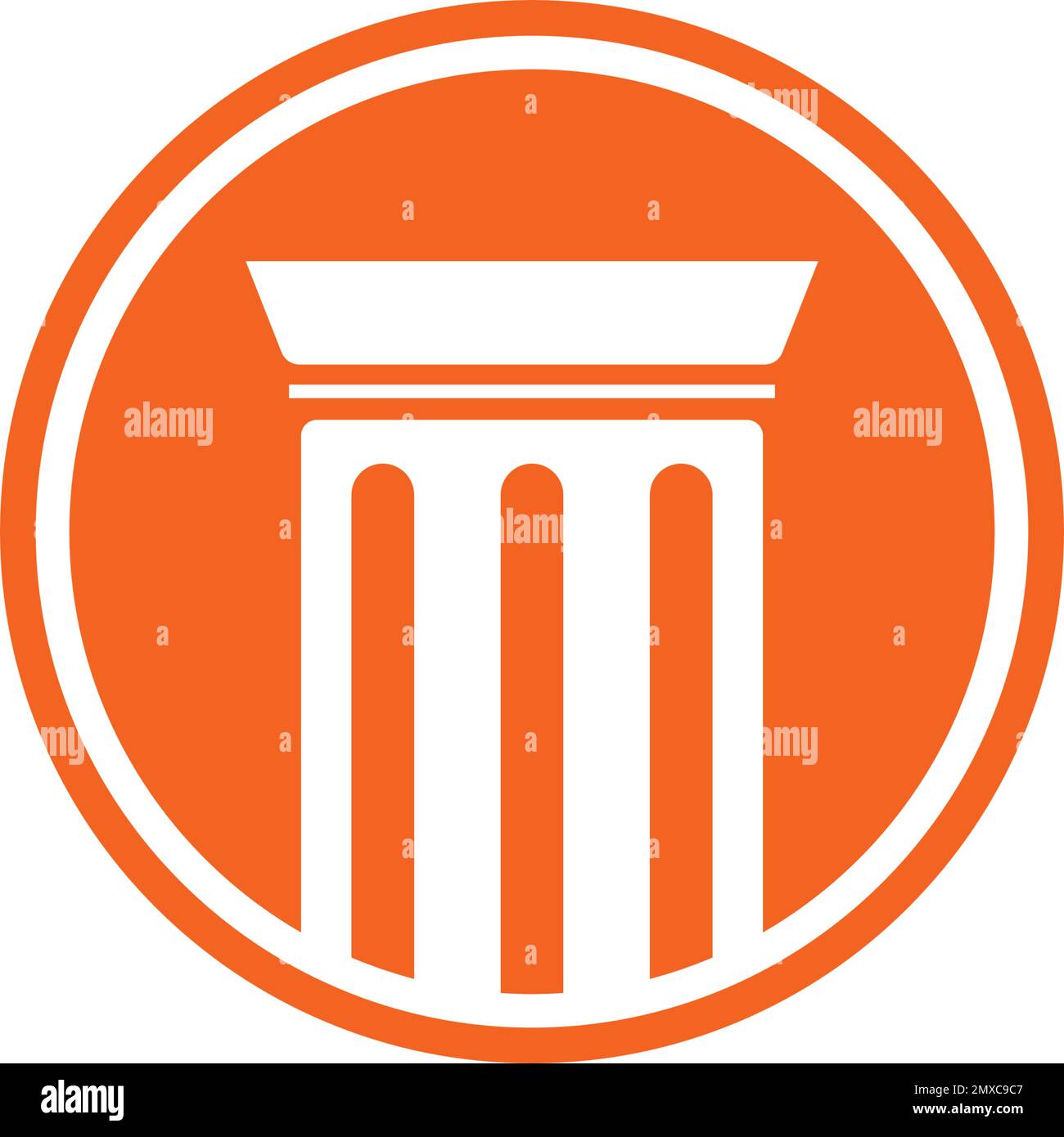 Column Logo Vector Illustration Design Stock Vector Image And Art Alamy