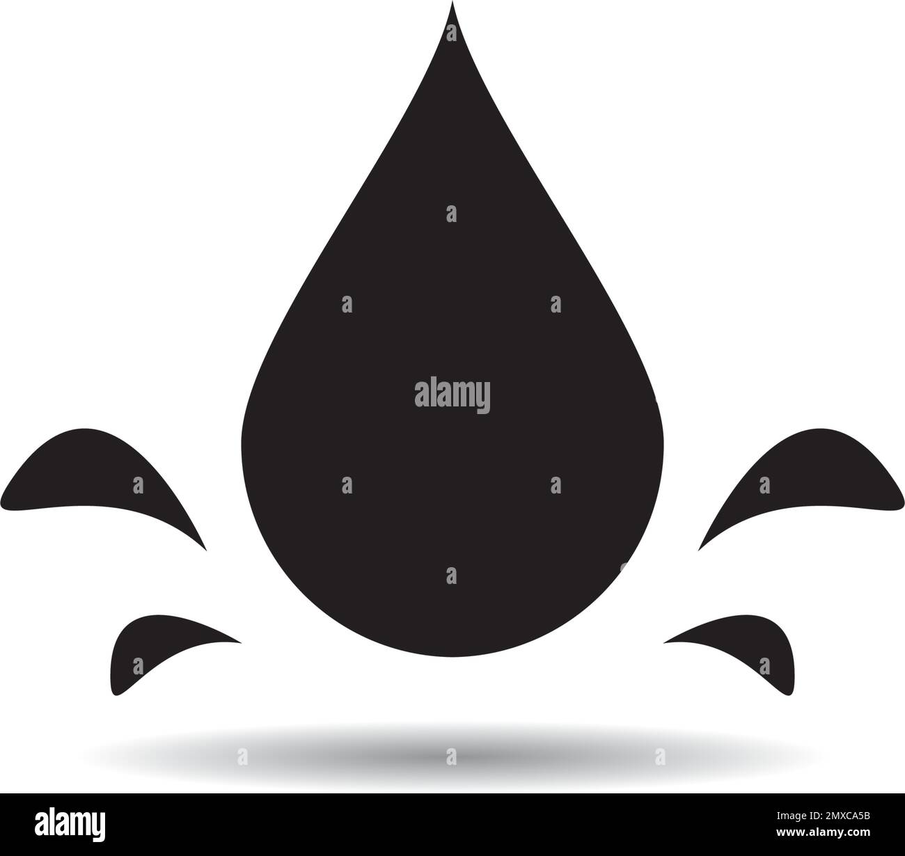 Raindrop logo template hi-res stock photography and images - Alamy