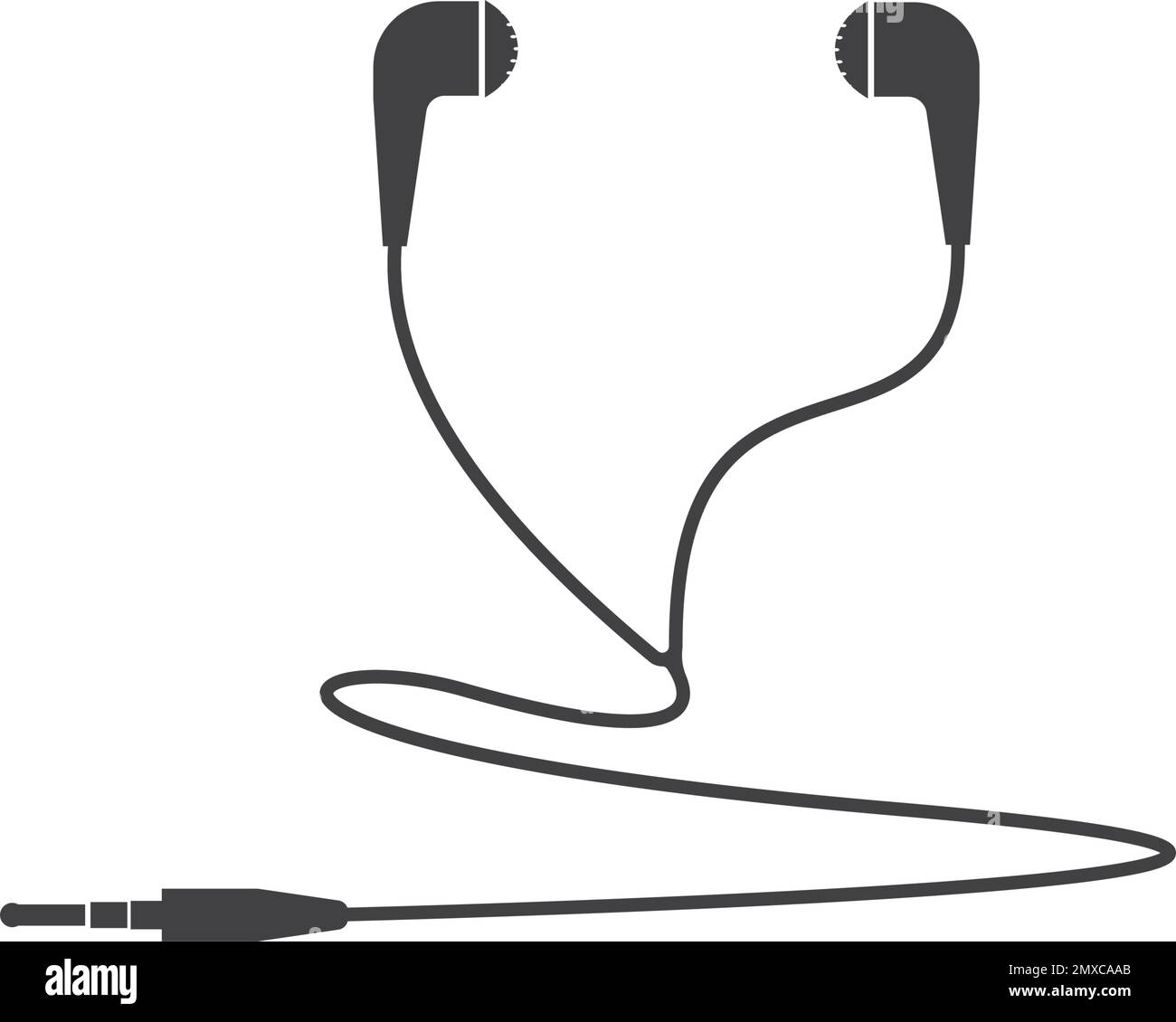 Mp3 player headphones pictogram hi-res stock photography and images - Alamy