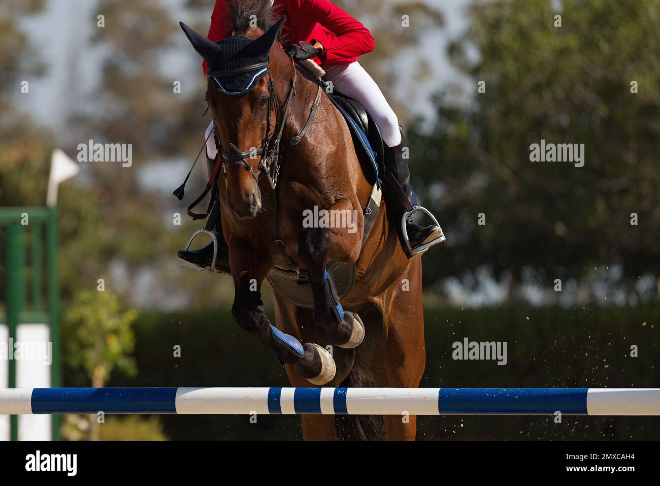 Horseman leaping hi-res stock photography and images - Alamy