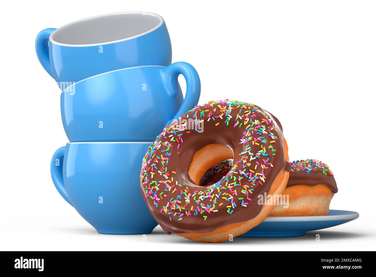 Ceramic coffee cup with cap for cappuccino, americano, espresso, mocha ...