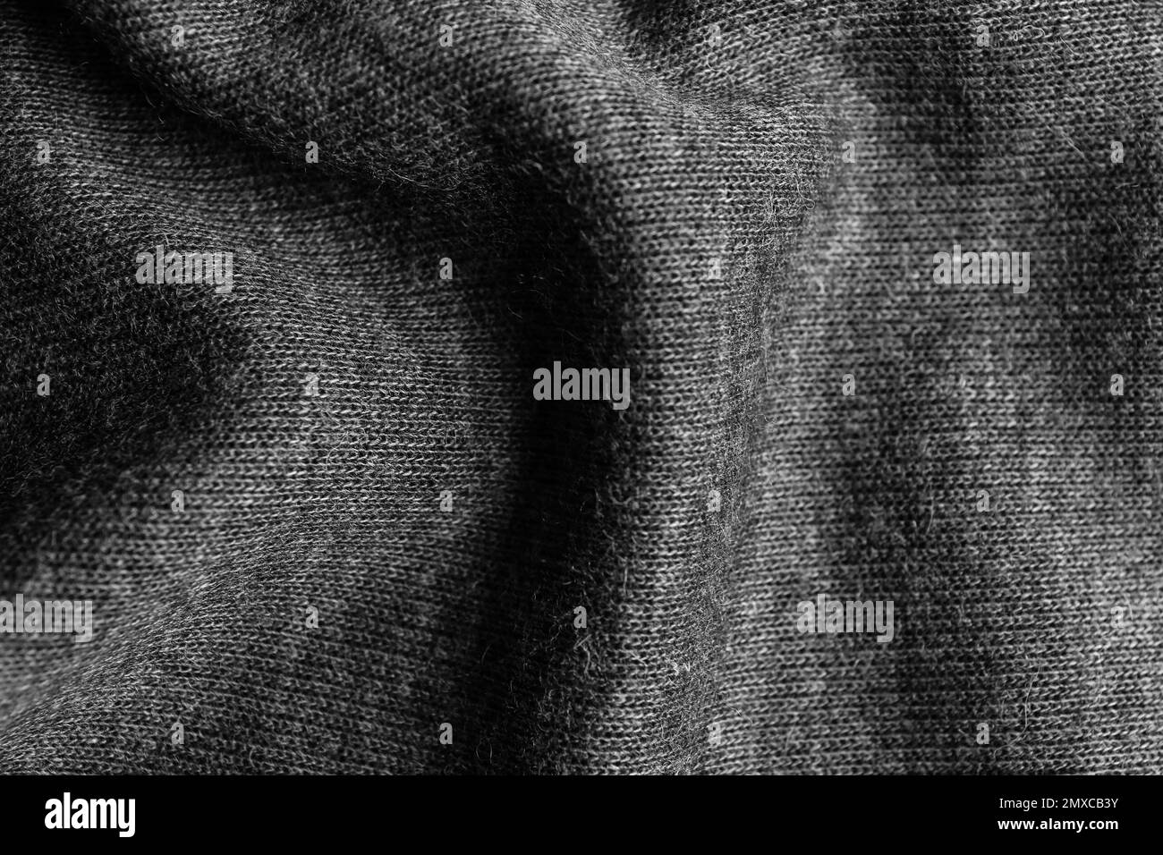 Texture of soft grey fabric as background, closeup Stock Photo - Alamy