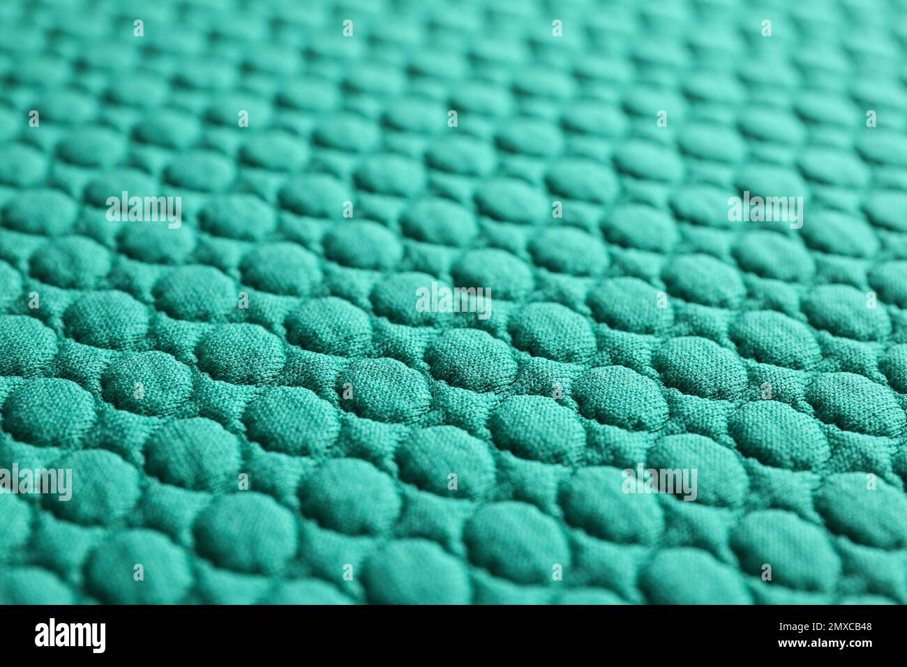 Textured turquoise fabric as background, closeup view Stock Photo - Alamy