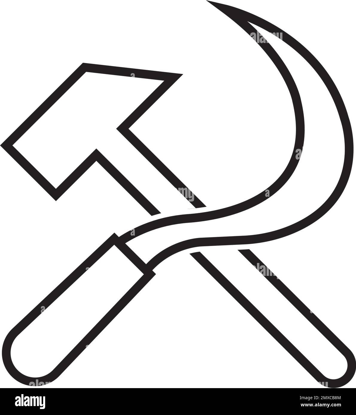 Sickle icon vector illustration logo design Stock Vector Image & Art ...