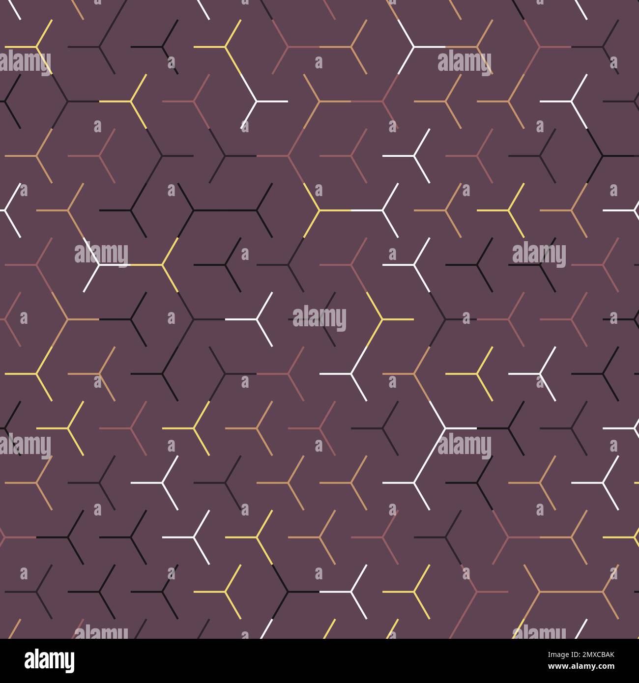 Hexagonal Maze generative pattern illustration Stock Vector Image & Art ...