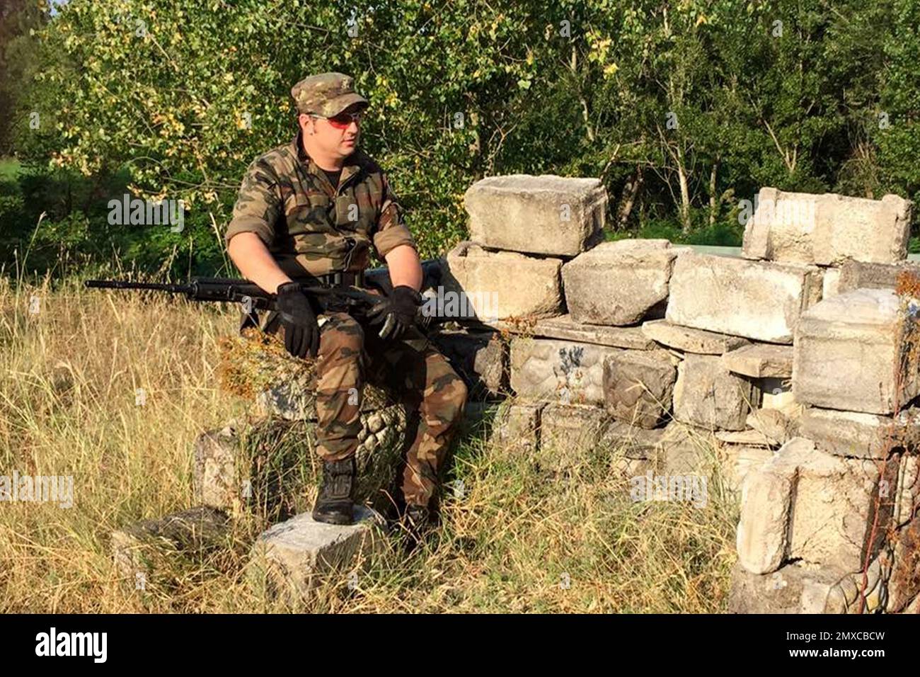 soldier selfie while he is fighting war Stock Photo - Alamy