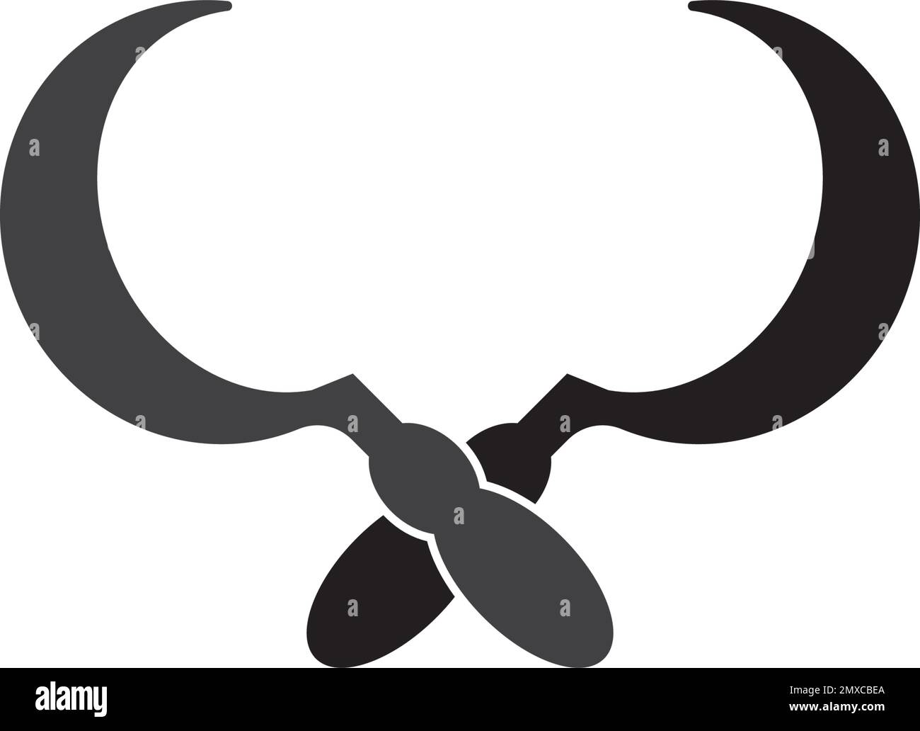 Sickle icon vector illustration logo design Stock Vector Image & Art ...