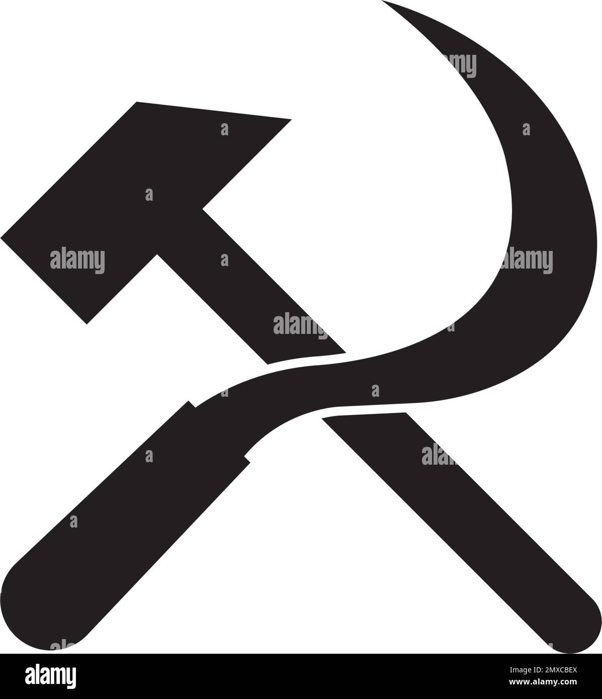 Sickle icon vector illustration logo design Stock Vector Image & Art ...