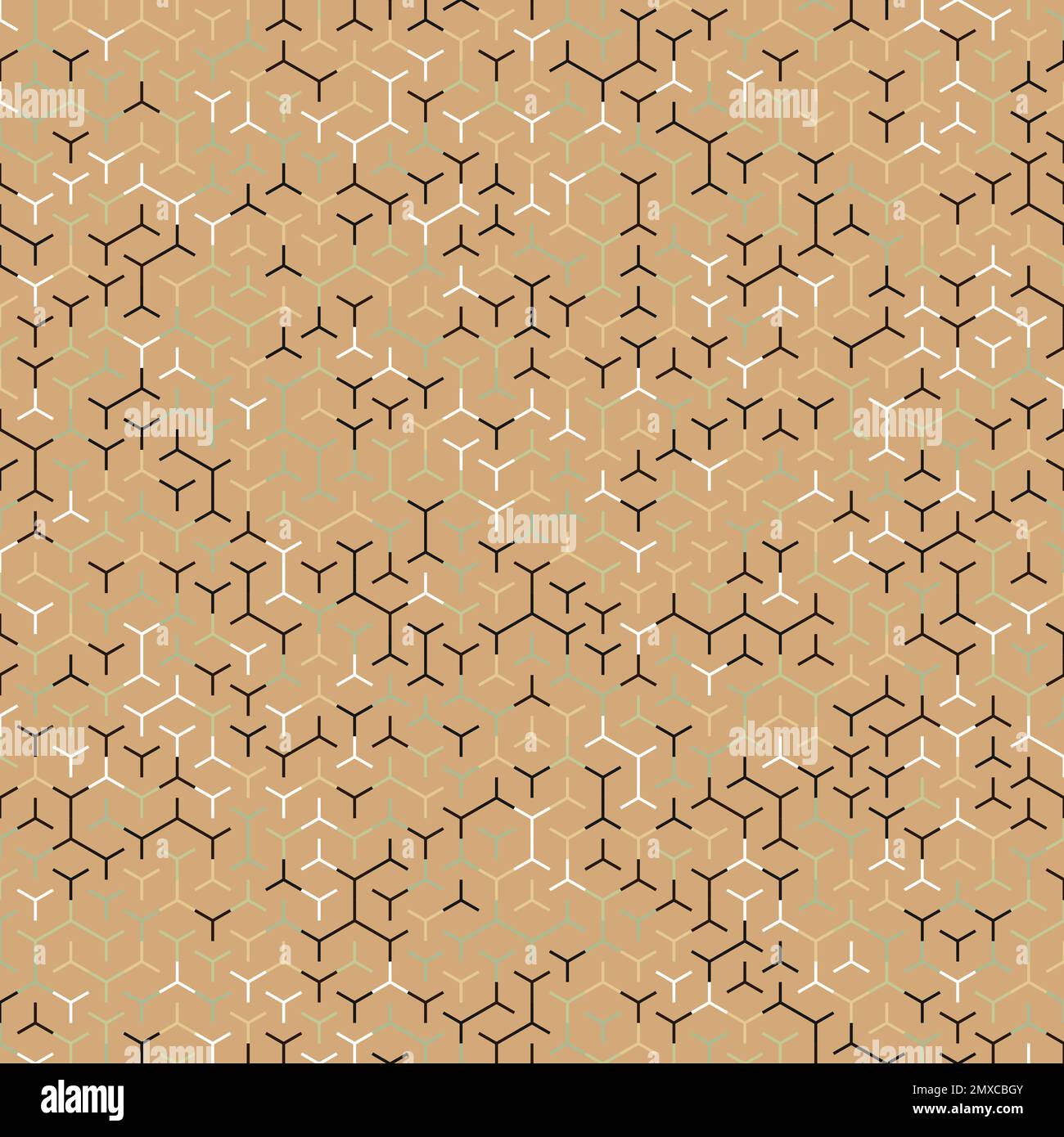 Hexagonal Maze generative pattern illustration Stock Vector Image & Art ...