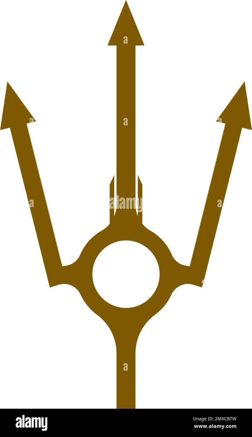 Trident icon vector illustration logo design Stock Vector Image & Art ...