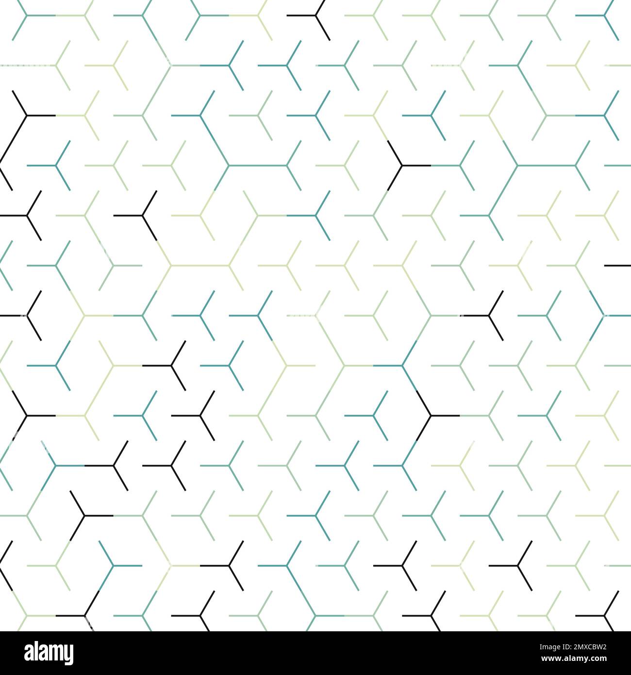 Hexagonal Maze generative pattern illustration Stock Vector Image & Art ...