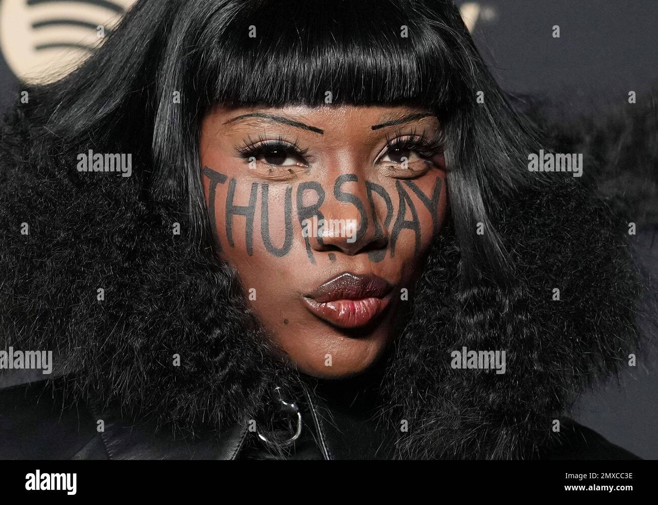 West Hollywood, CA, February 2, 2023. Doechii arrives at the Spotify's ...