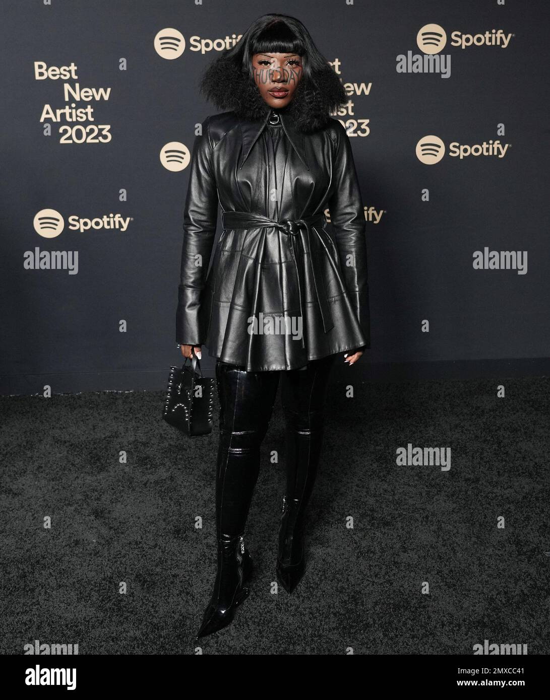 West Hollywood, CA, February 2, 2023. Doechii arrives at the Spotify's ...