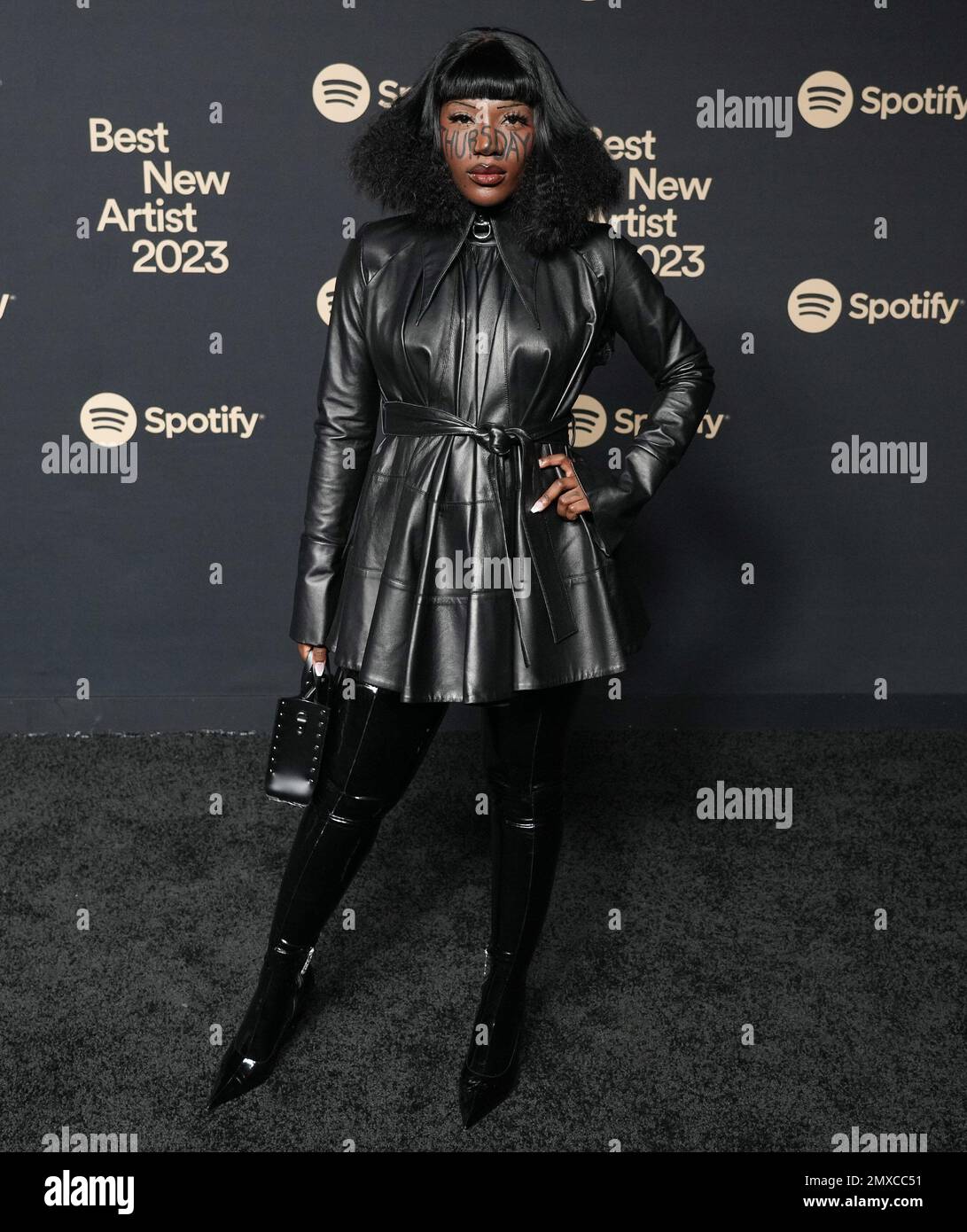 West Hollywood, CA, February 2, 2023. Doechii arrives at the Spotify's ...