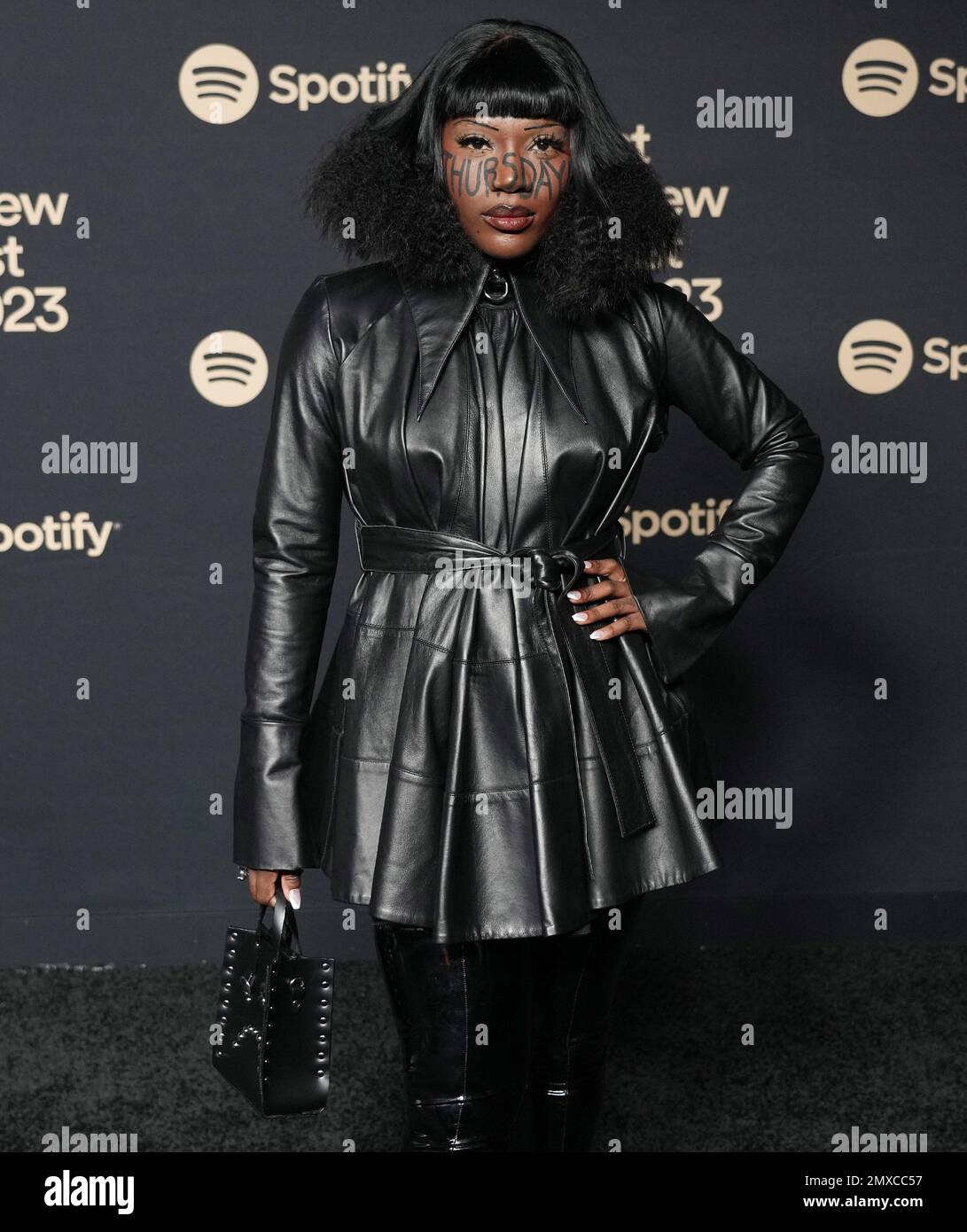 West Hollywood, CA, February 2, 2023. Doechii arrives at the Spotify's ...