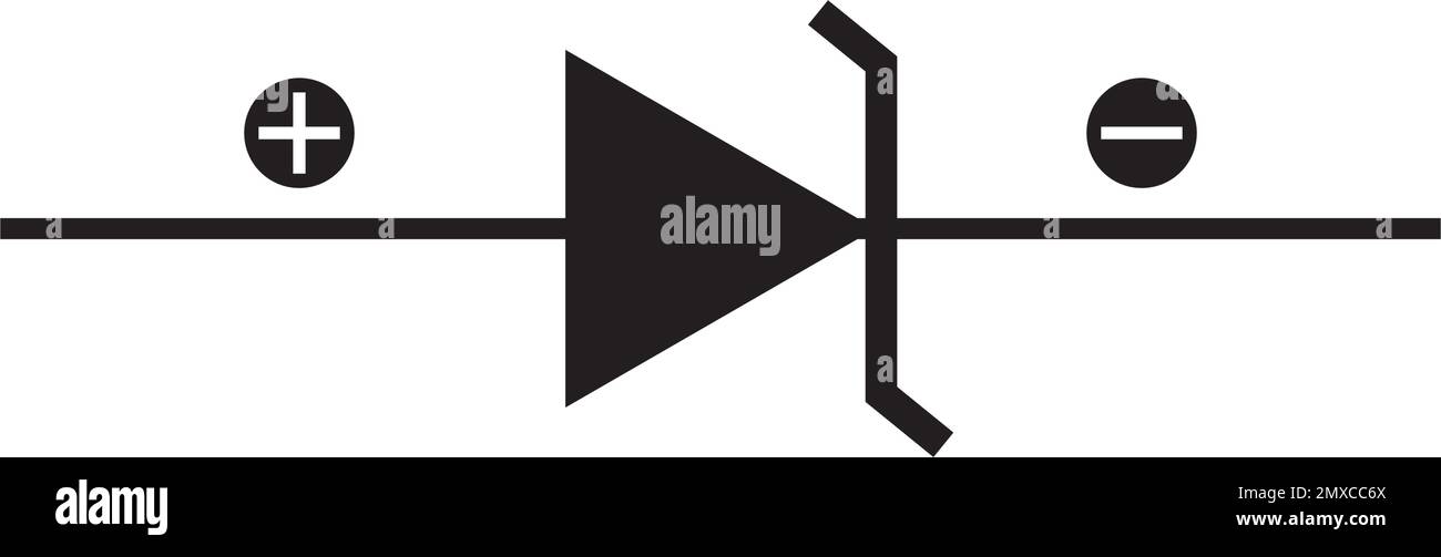 Diode icon vector illustration logo design templat Stock Vector Image ...