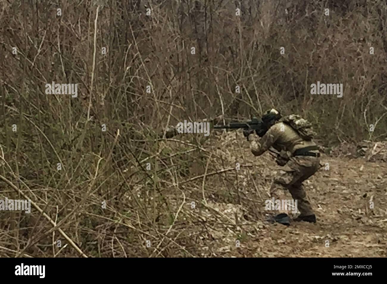 soldier selfie while he is fighting war Stock Photo - Alamy