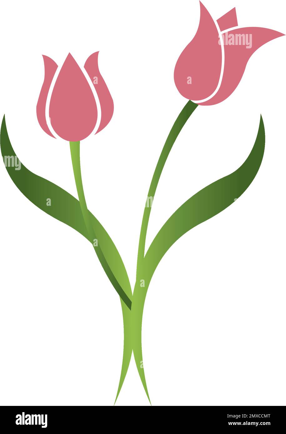 Tulip vector icon illustration logo design Stock Vector Image & Art - Alamy
