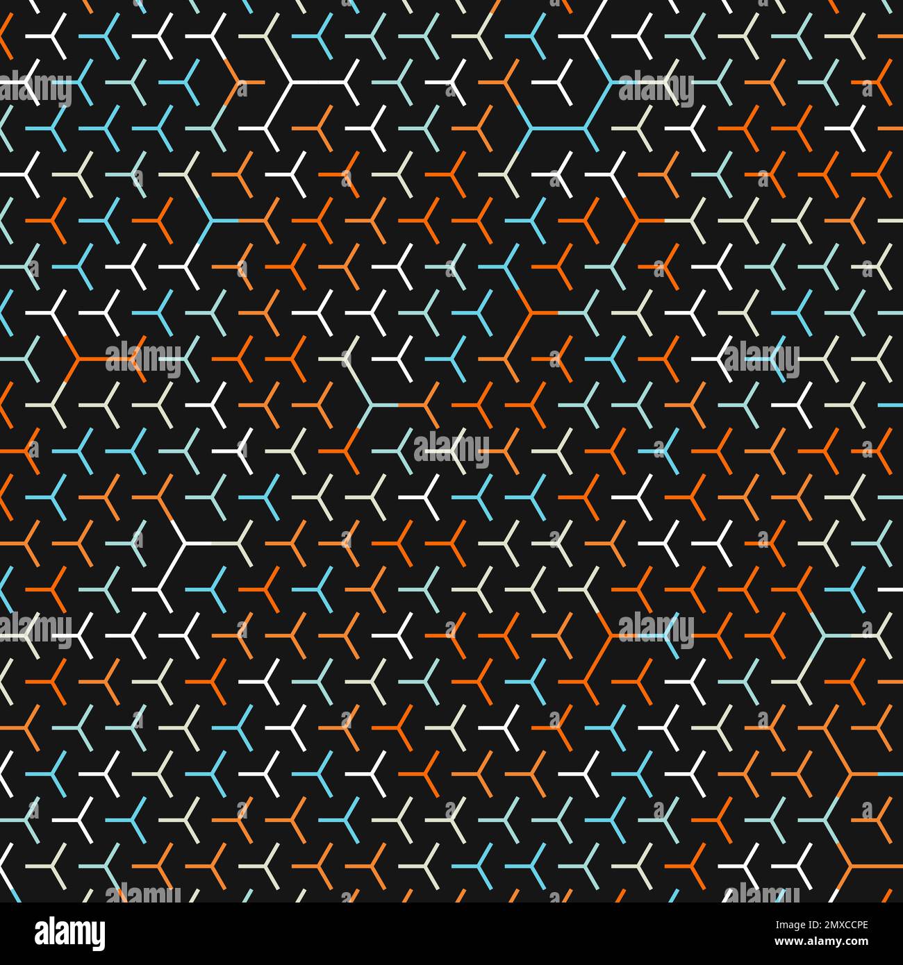 Hexagonal Maze generative pattern illustration Stock Vector Image & Art ...