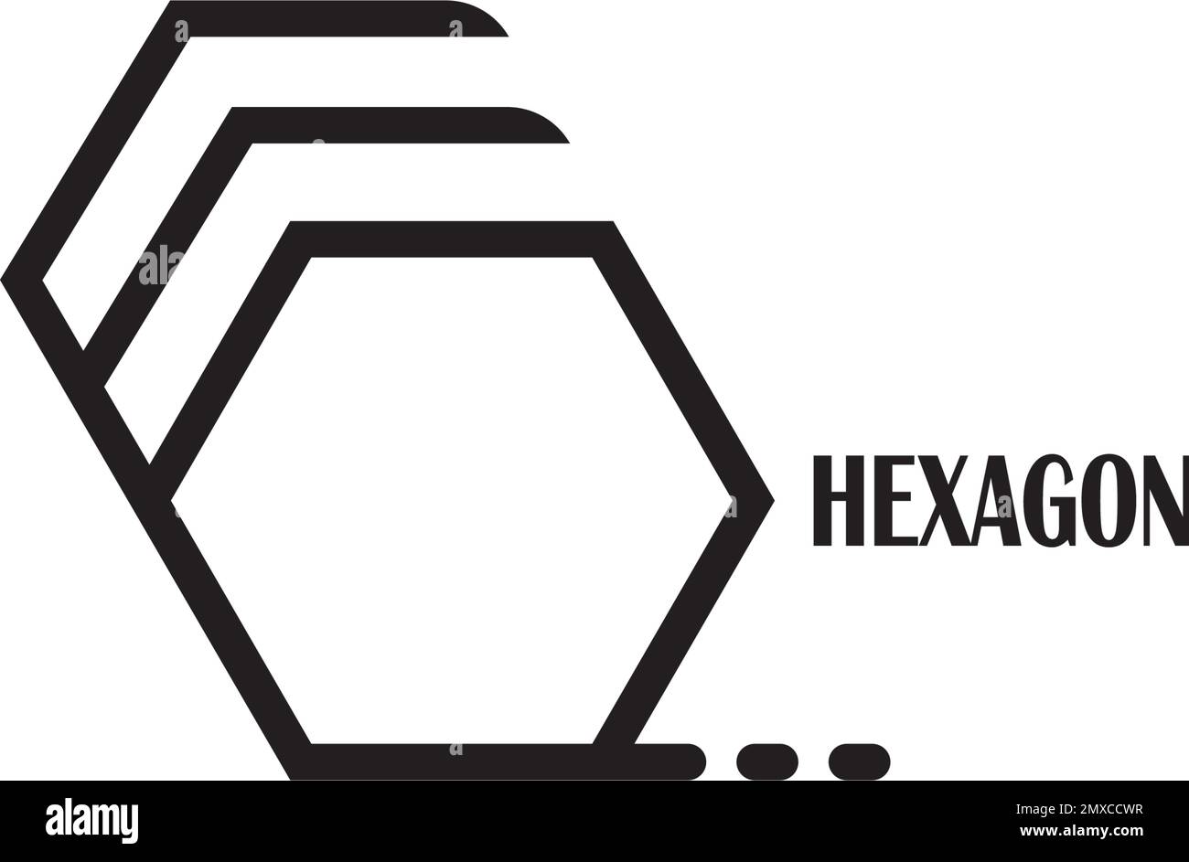 Hexagonal icon vector illustration design template Stock Vector Image ...