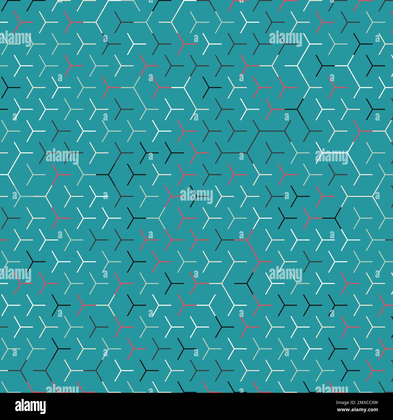Hexagonal Maze generative pattern illustration Stock Vector Image & Art ...