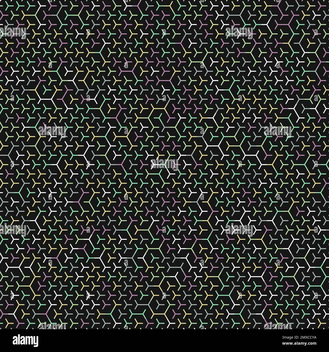 Hexagonal Maze generative pattern illustration Stock Vector Image & Art ...